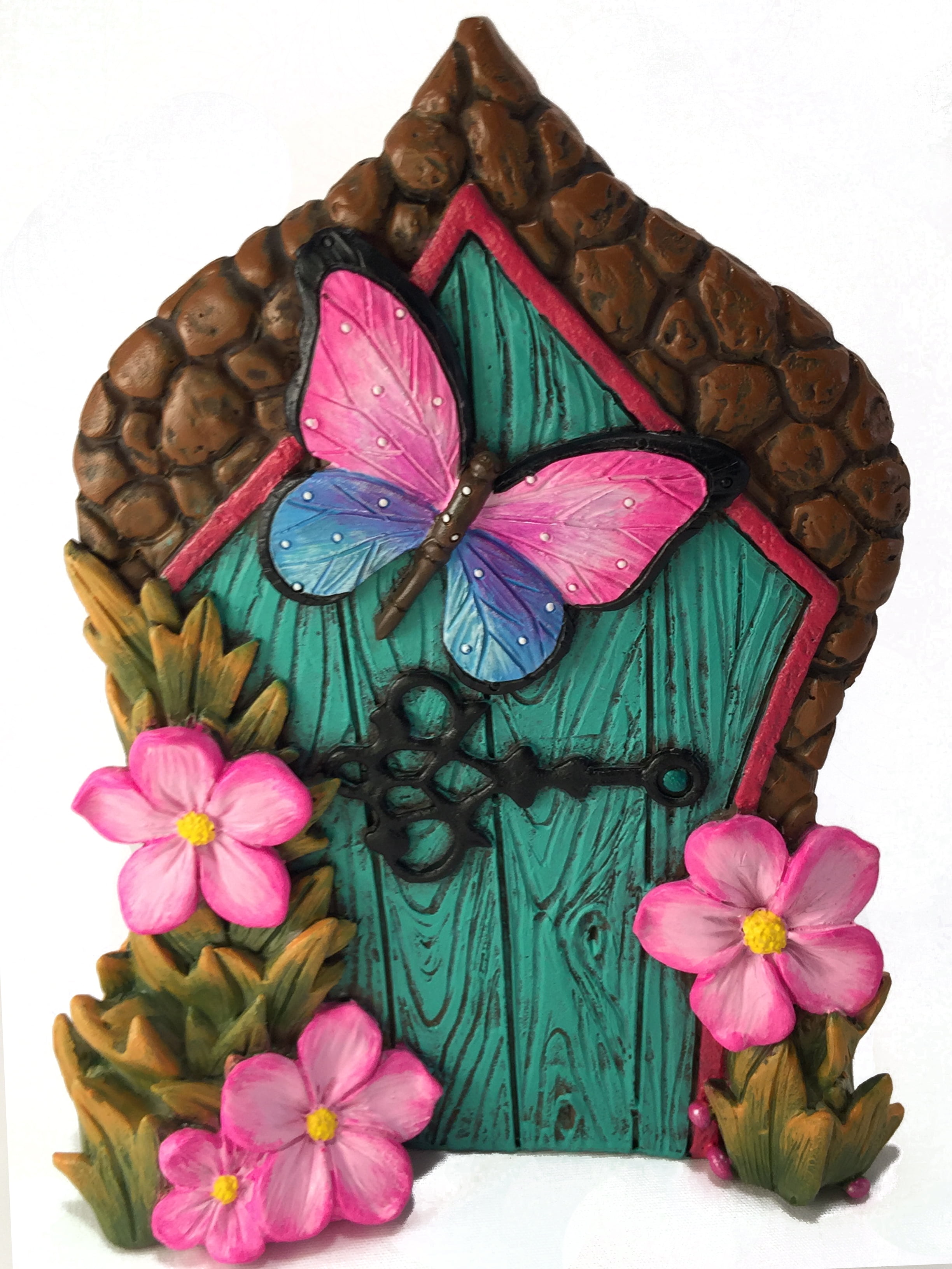 Miniature Butterfly Fairy Door for the Enchanted Garden Fairies and ...