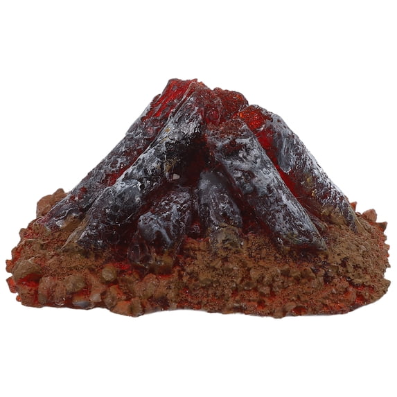 Miniature Campfire - Dollhouse Fire Ornament - Fake Resin Bonfire Model ...