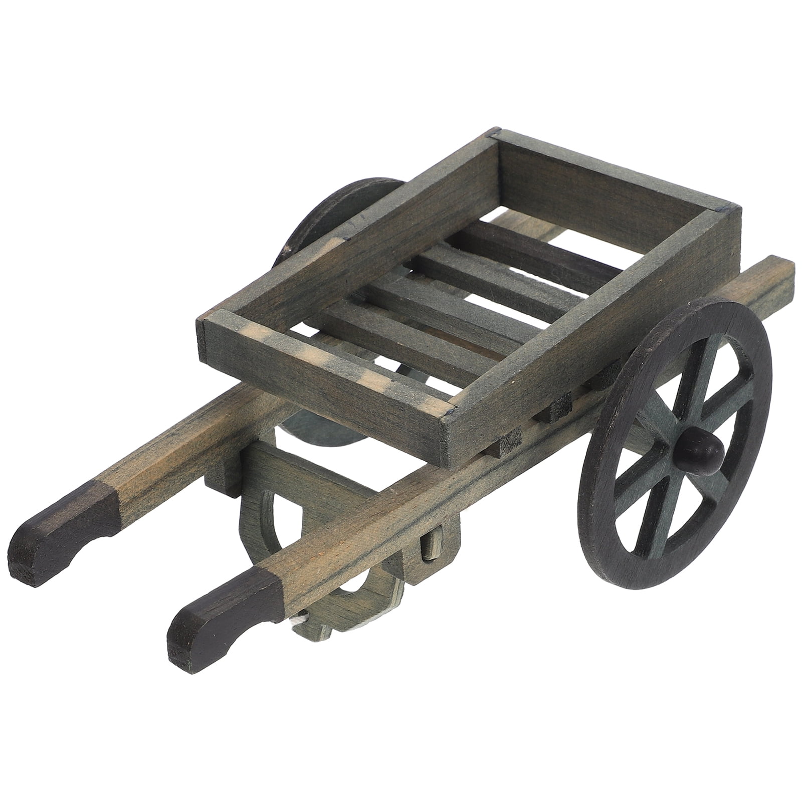 Miniature Cart Model Dollhouse Furniture Miniature Garden Cart ...
