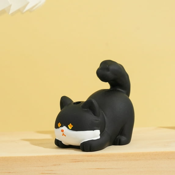 Miniature Cat Ornaments, Cute Resin Cat Figurines, Creative Cartoon ...