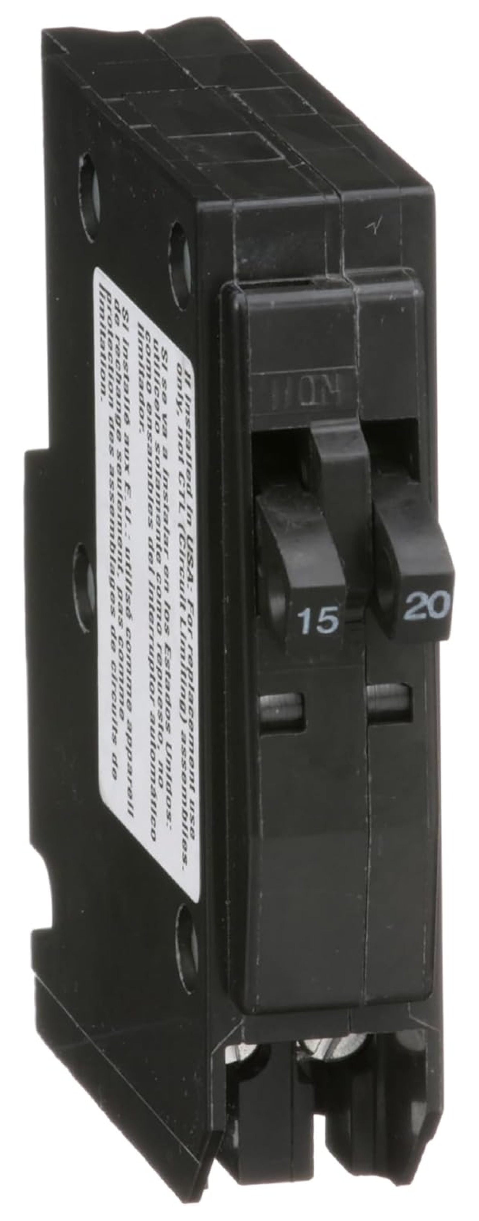 Miniature Cb 120/240-Volt 15-Amp/20-Amp QO1520 Fusible 240V 600A 2P ...