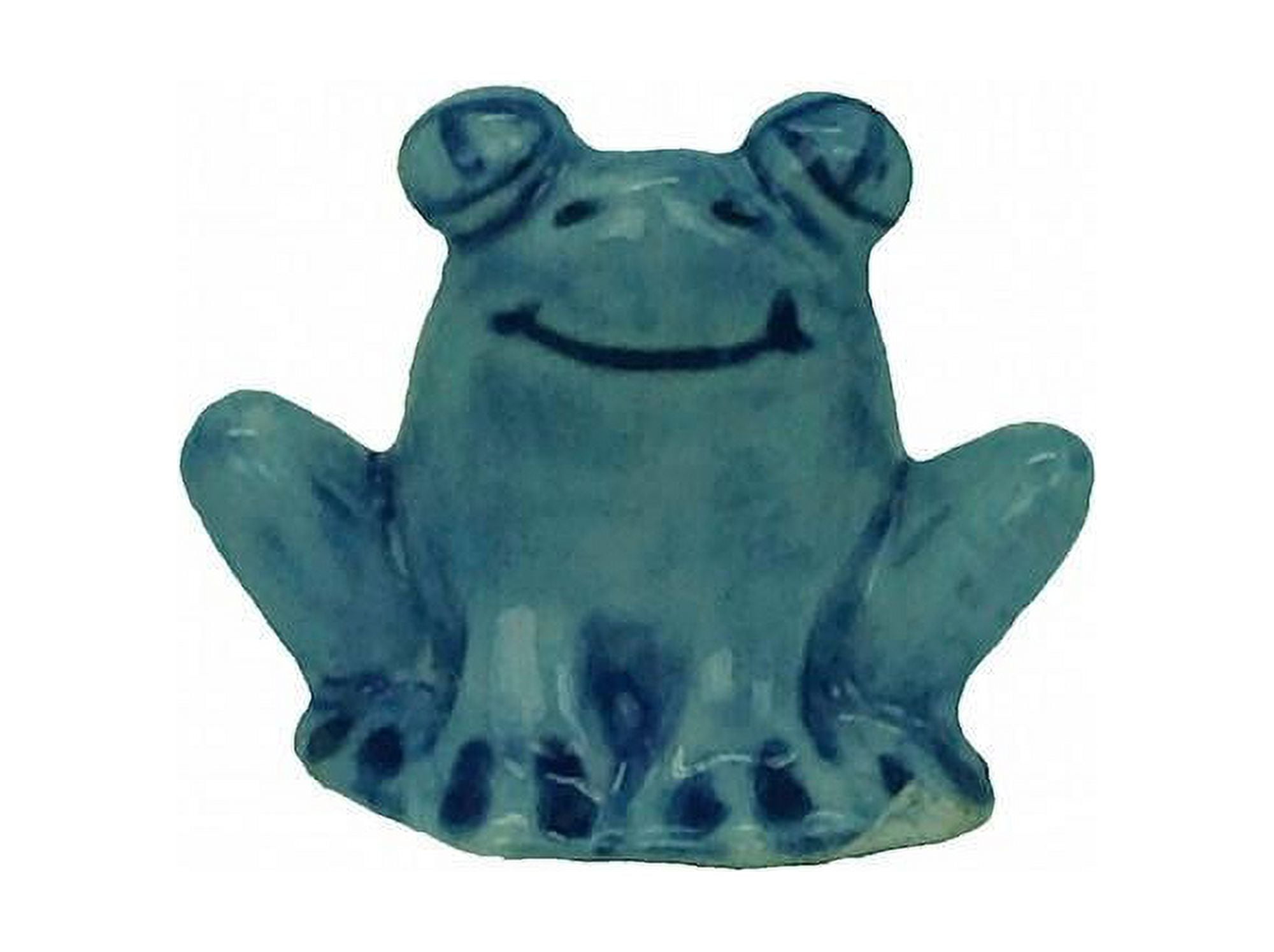 Miniature Ceramic Frog Blue - Walmart.com