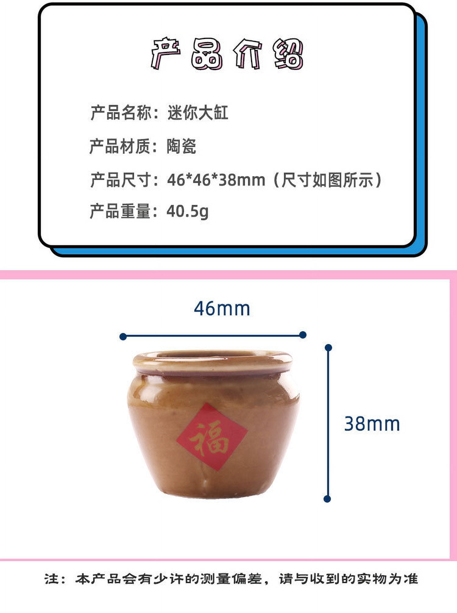 Miniature Ceramic Water Tank Ornament Desktop Mini Water Tank Doll ...