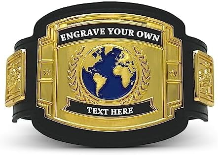Miniature Championship Belt Trophy - 13 Inch in Length - Perfect for ...
