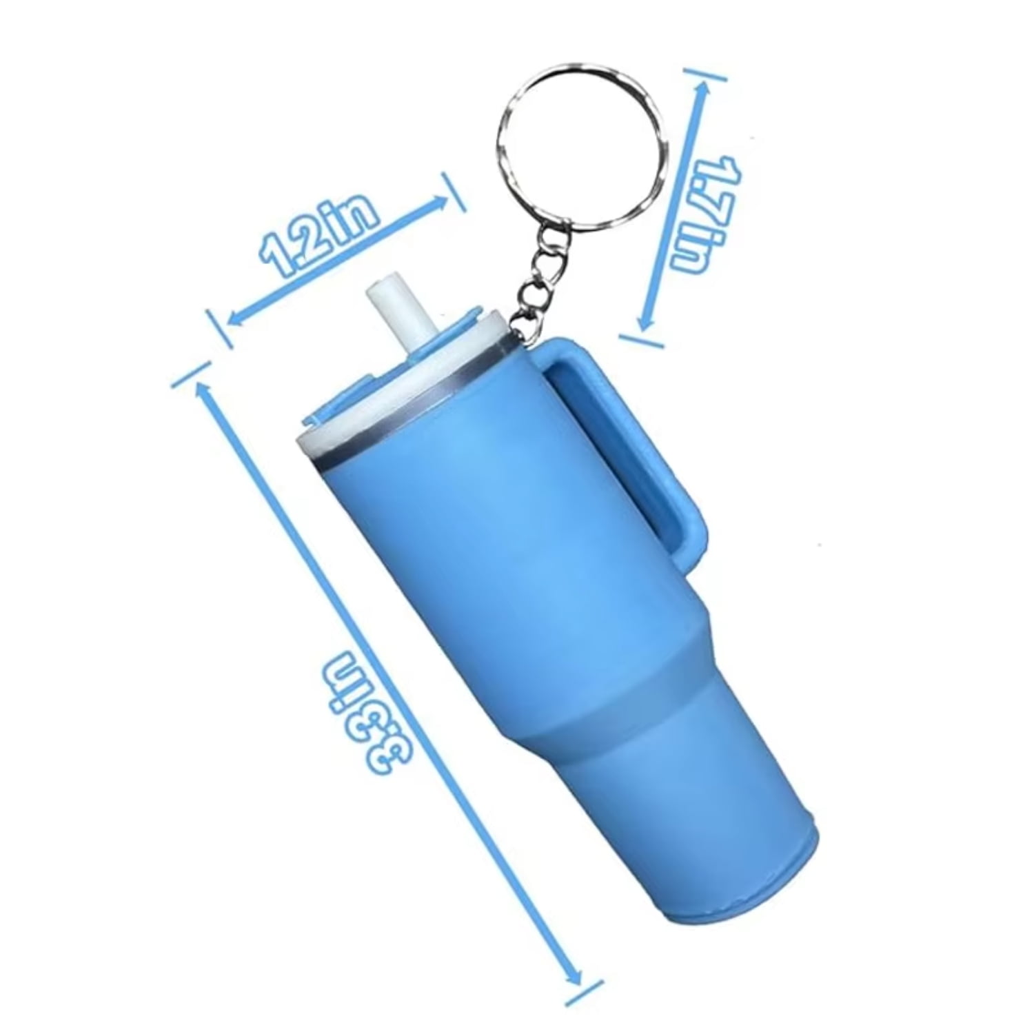 Miniature Charm Keychain Backpack Bottle Holder Cute Stash Tumbler Mini ...