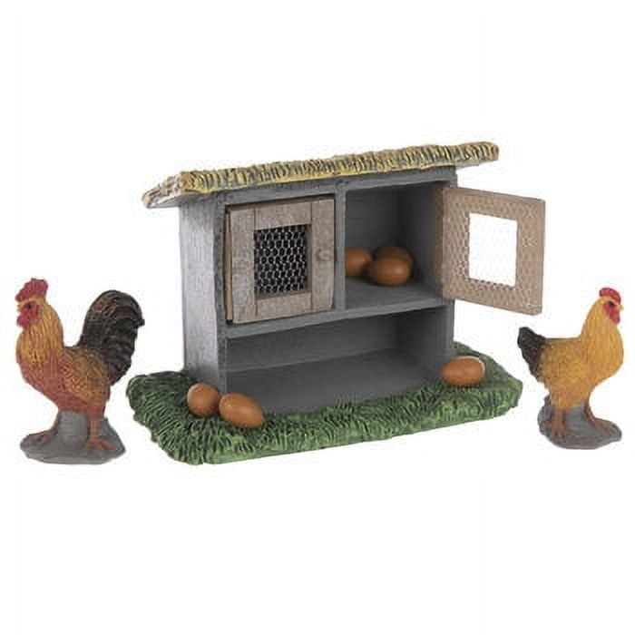 Miniature Chicken Coop With Chickens And Eggs Diy Projects Doll House ...