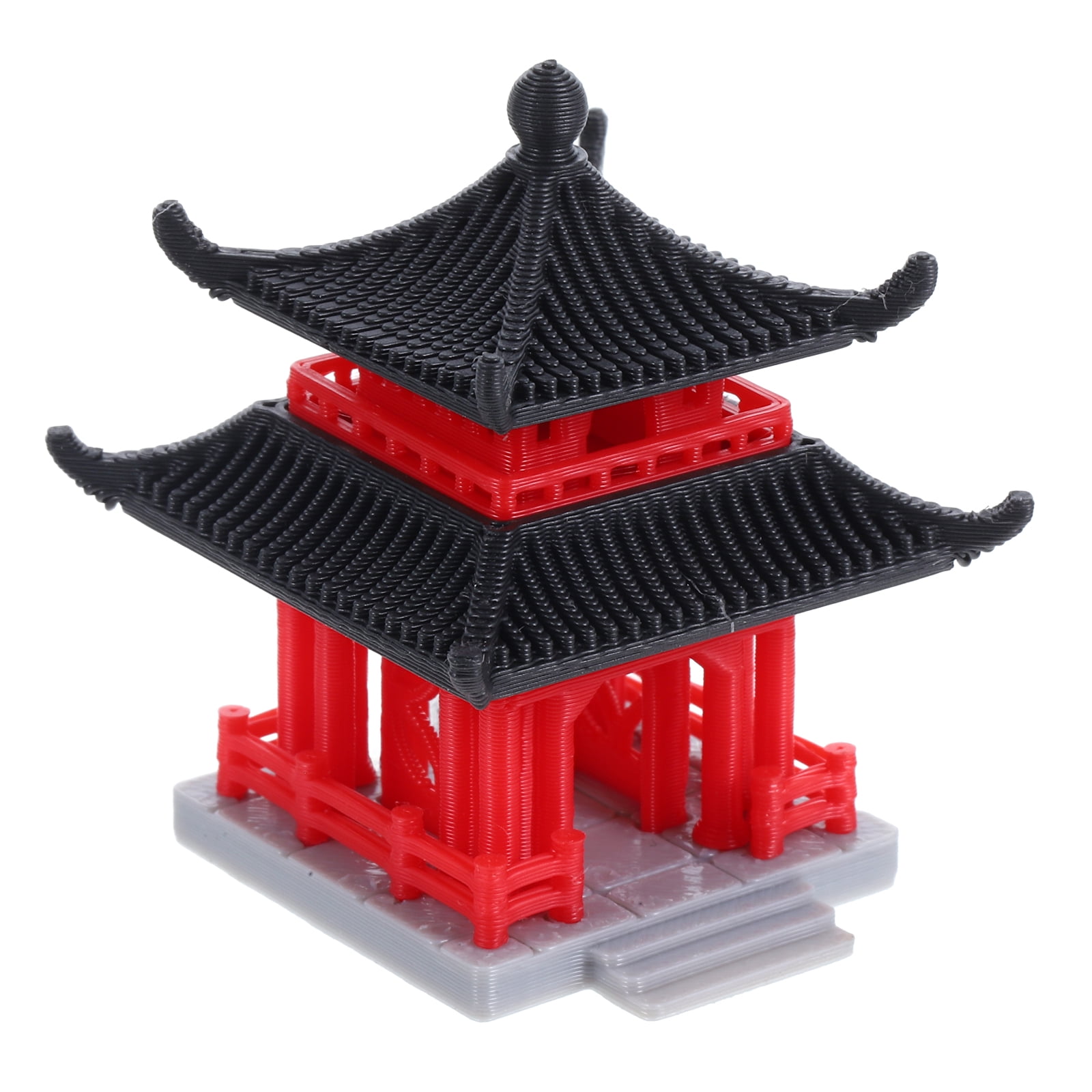 Miniature Chinese Pavilion Statue Decorative Mini Pavilion Simulation ...