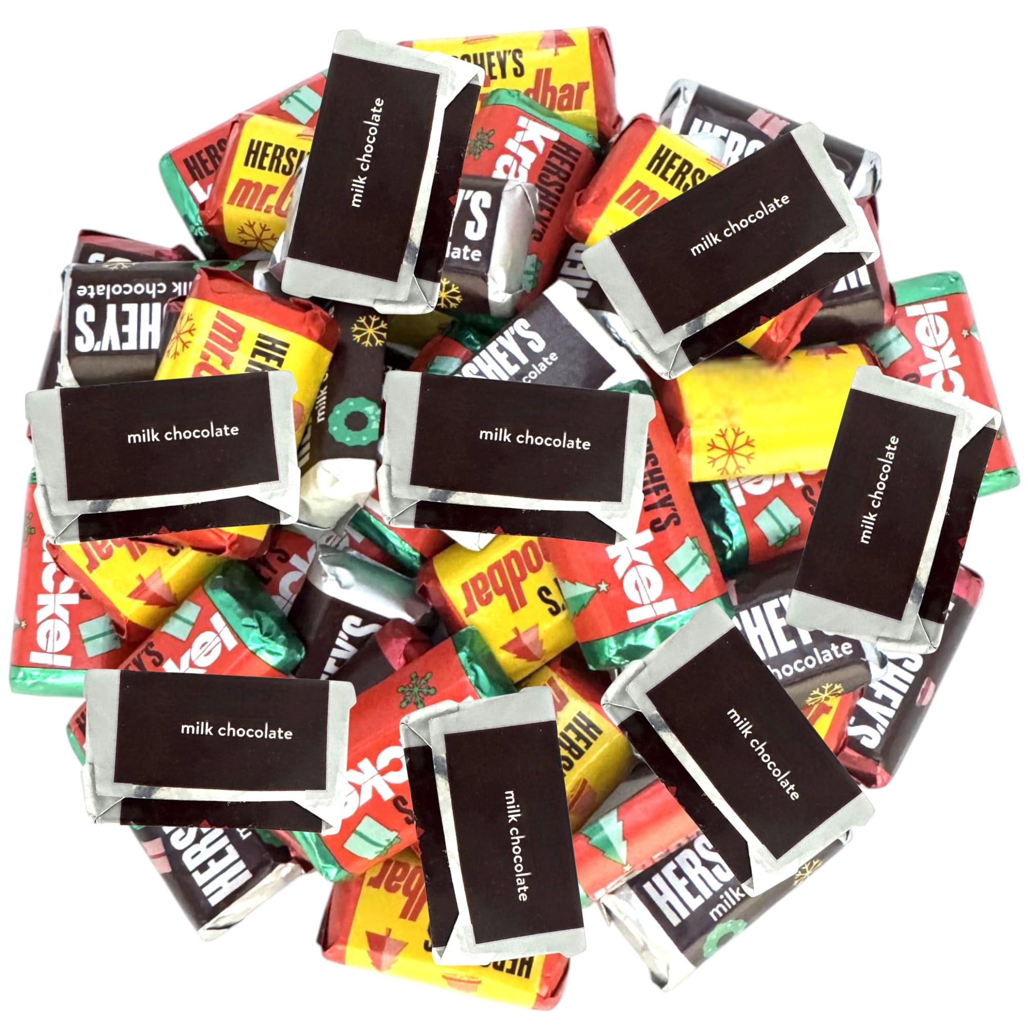 Miniature Chocolate Bars Assortment -1.5 lbs Mini Bars Individually ...