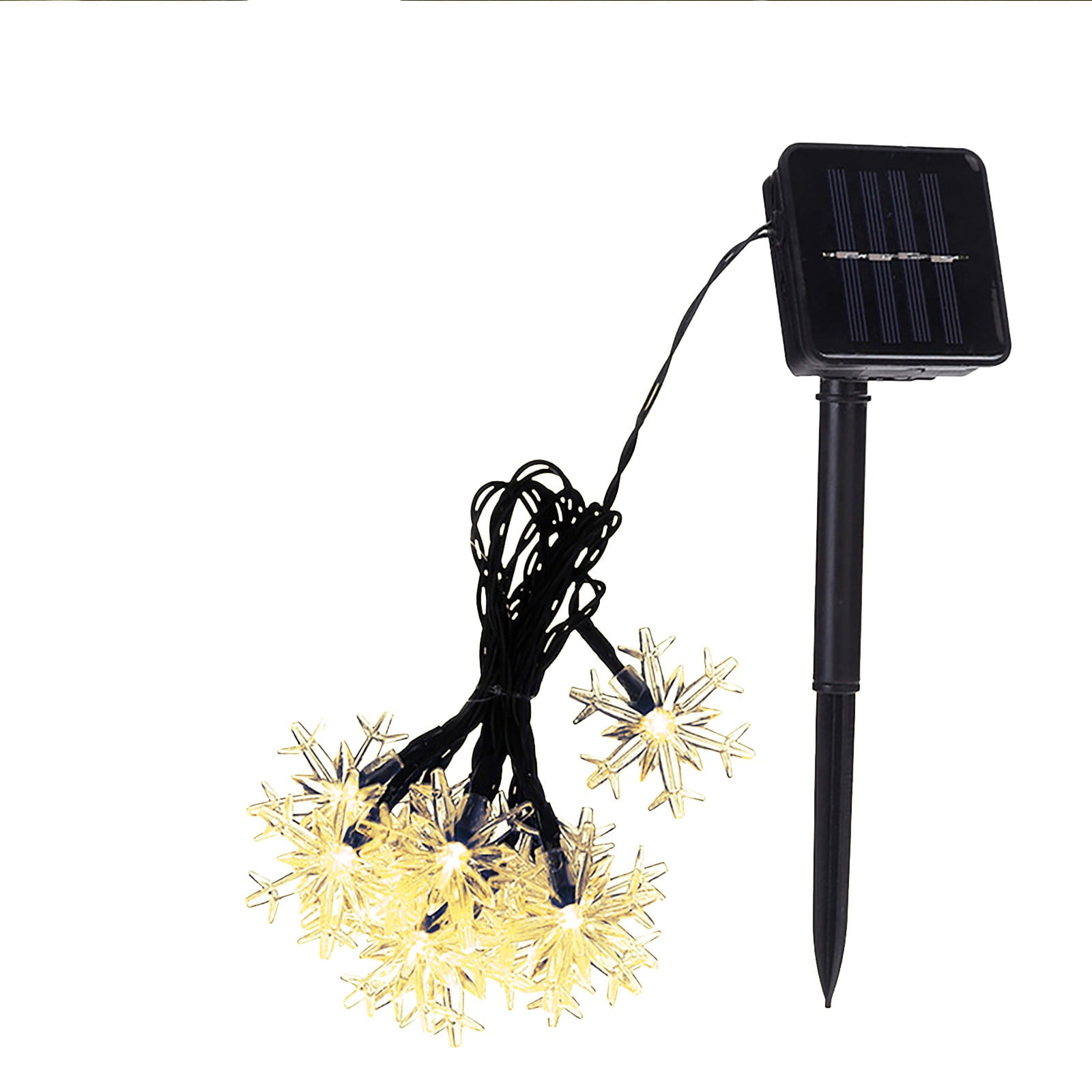 Miniature Christmas Village Led LED Christmas Snowflake String Lights ...