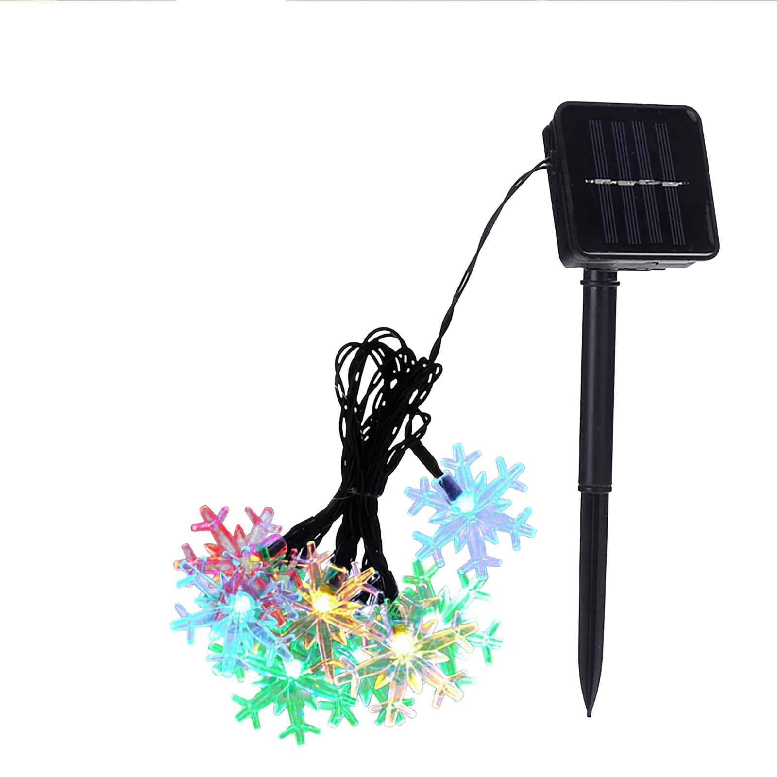 Miniature Christmas Village Led LED Christmas Snowflake String Lights ...