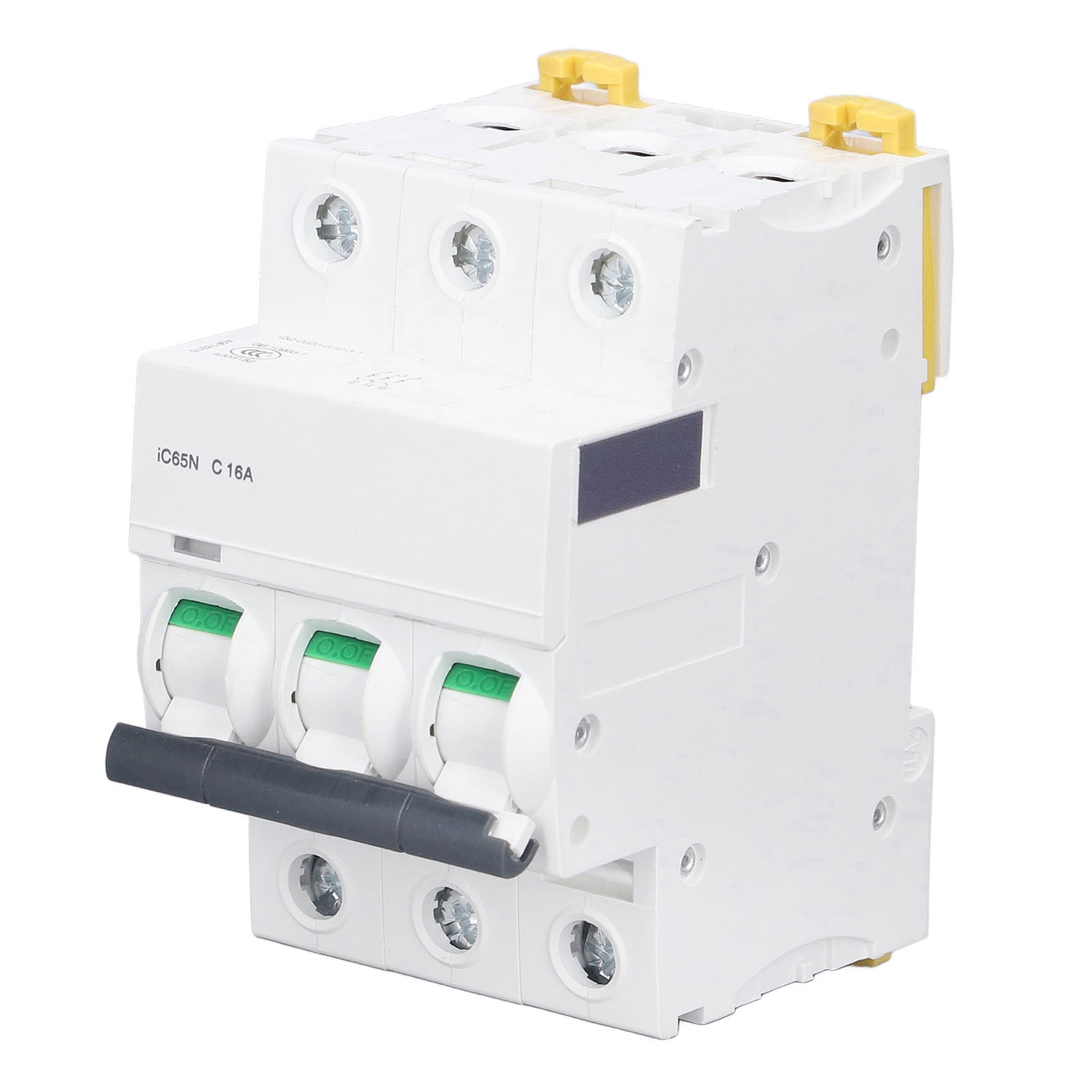 Miniature Circuit Breaker 3P DIN Rail Mount Low Voltage Overload ...