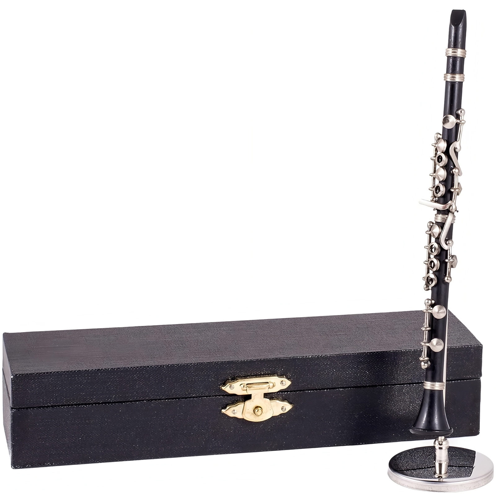 Miniature Clarinet Replicas with Stand and Case Gold Plated Model ...