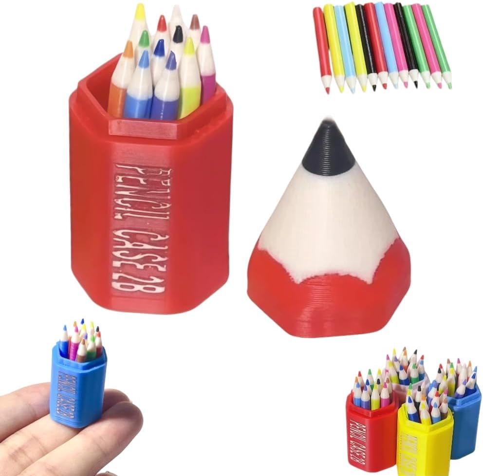 Miniature Colored Pencils, Mini Colored Pencil Set with for Dollhouses ...