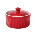 Miniature Covered Porcelain Ramekin Oven Safe Pottery Bowl For Daily ...