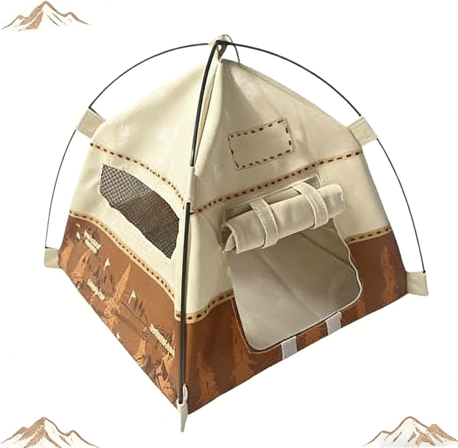 Miniature Cute Tent - 1:12 Miniature Camping Model Tents, 7.2 Inch ...
