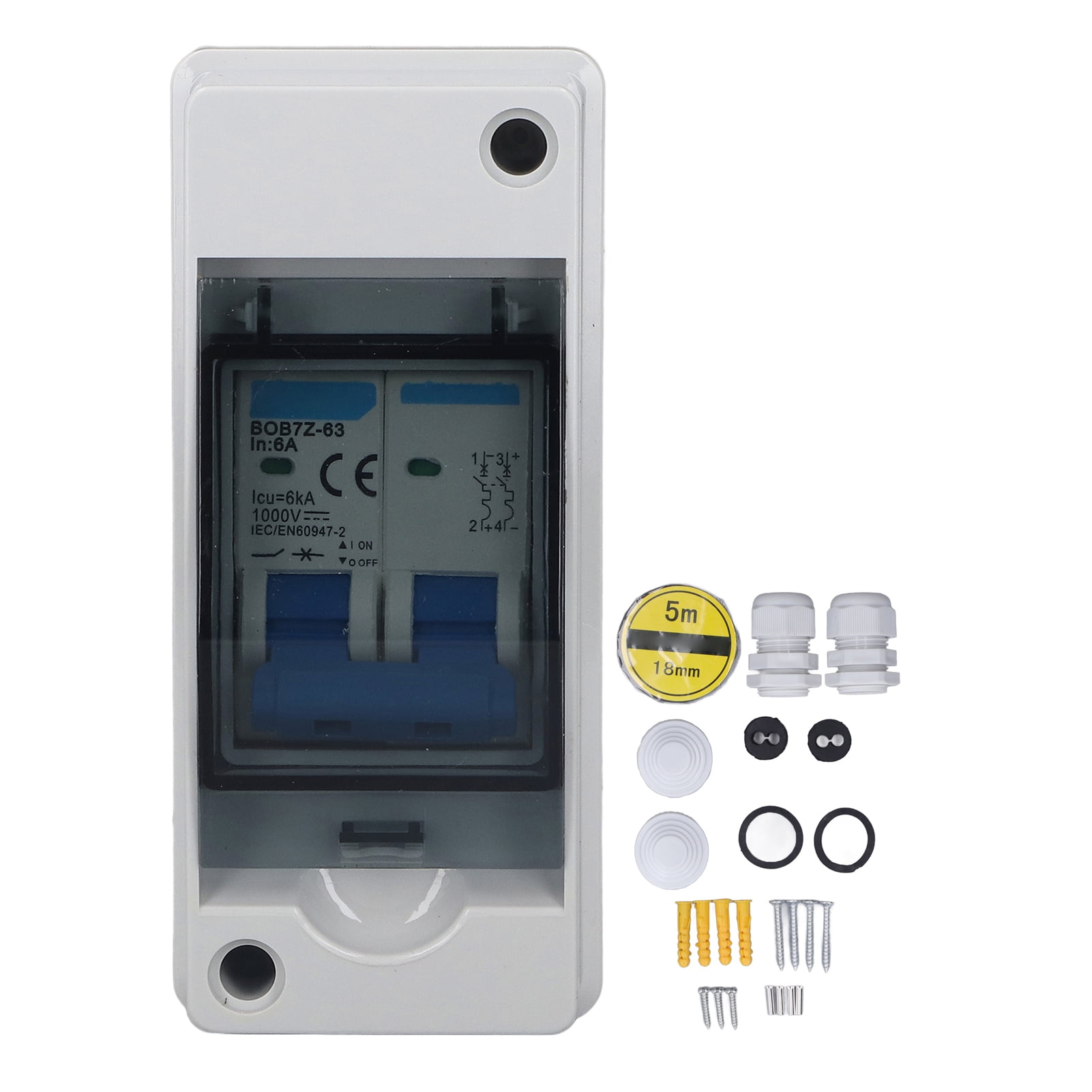 Miniature DC Disconnect Switch Circuit Breaker 6a 1000V Miniature ...