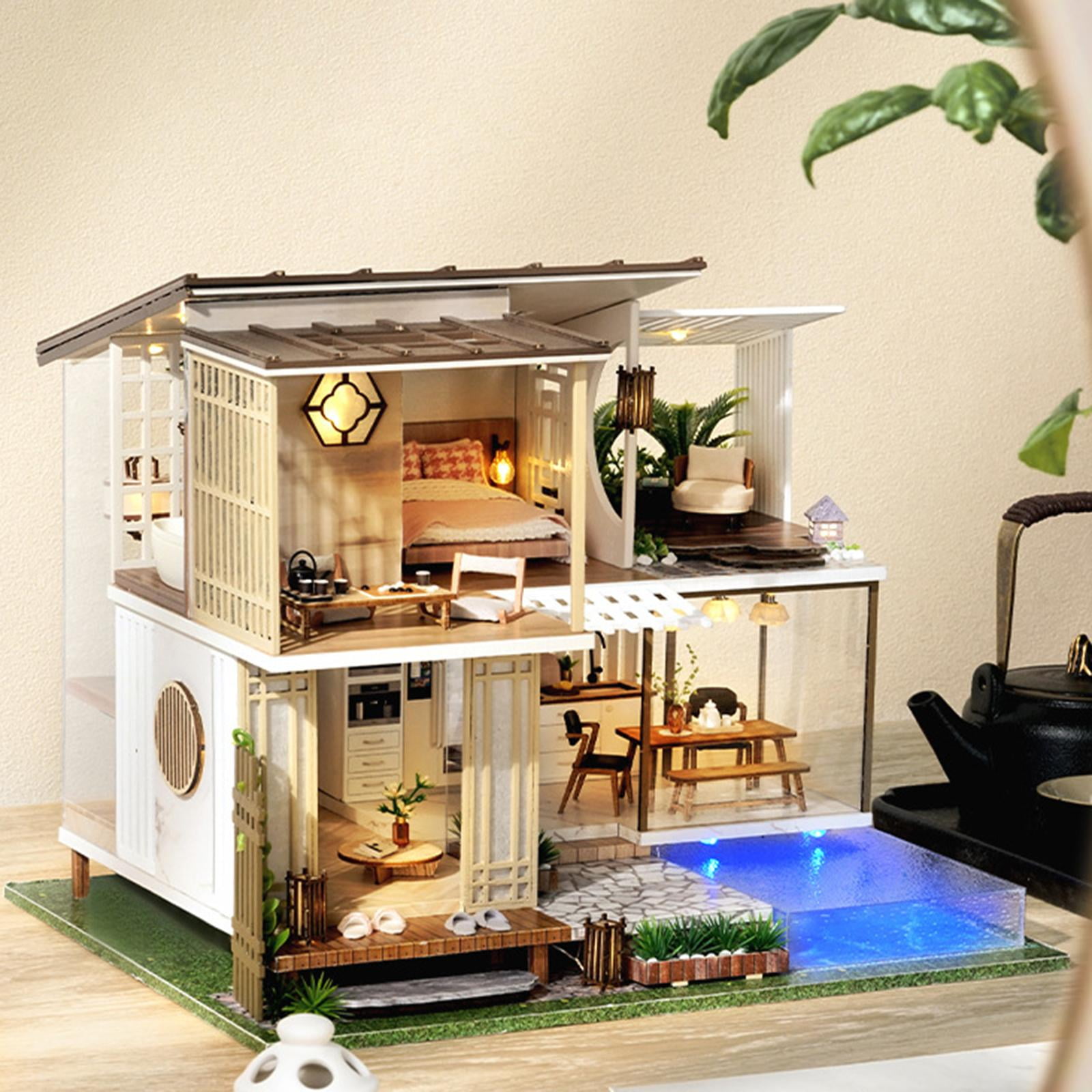 Miniature DIY Mini Dollhouse Dustproof Case Apartment 3D Puzzles ...