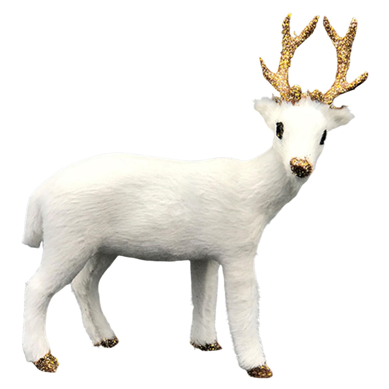 Miniature Deer Figurines Early Educational Toys Animal Model Crafts ...