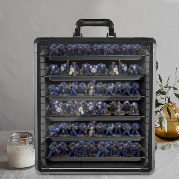 Miniature Display Case | Miniatures Storage Case | Aluminum Alloy Frame ...