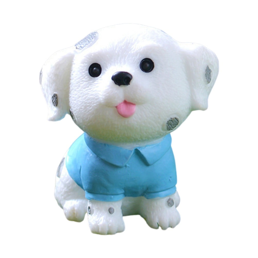 Miniature Dog Statue Crafts Realistic Animal Dogs for DIY Garden ...
