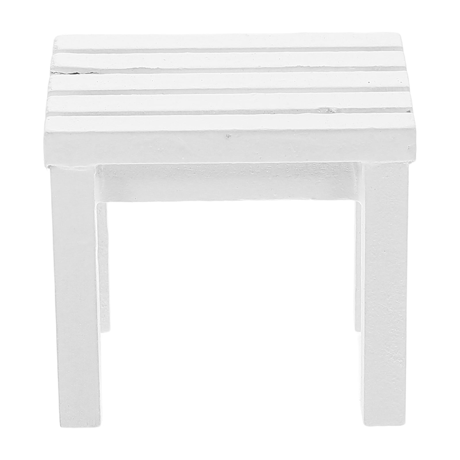 GOOHOCHY White Miniature Wooden stool Set Realistic Design for ...