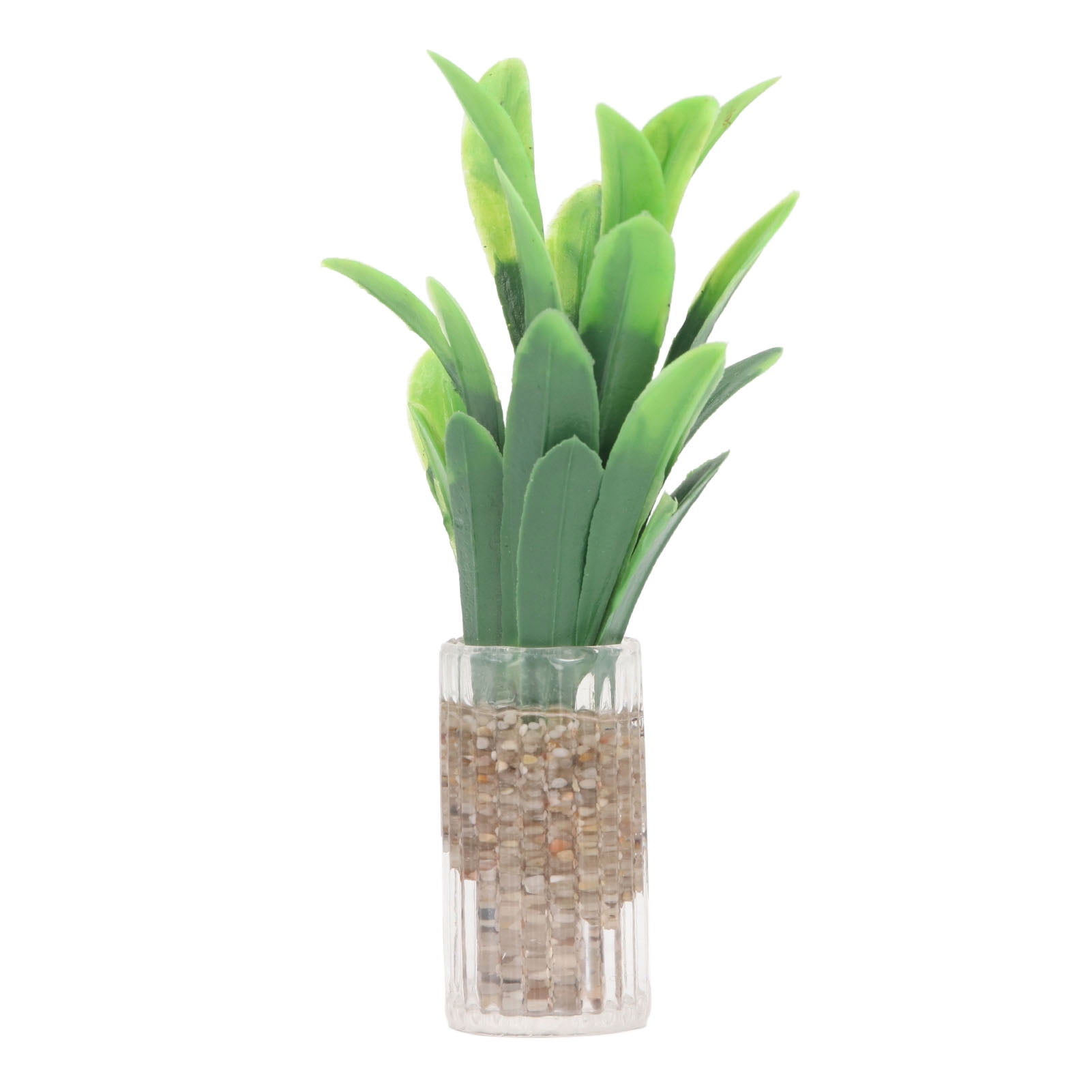 Miniature Dollhouse Plant Set , 1/12 Scale Plastic Potted Greenery For ...