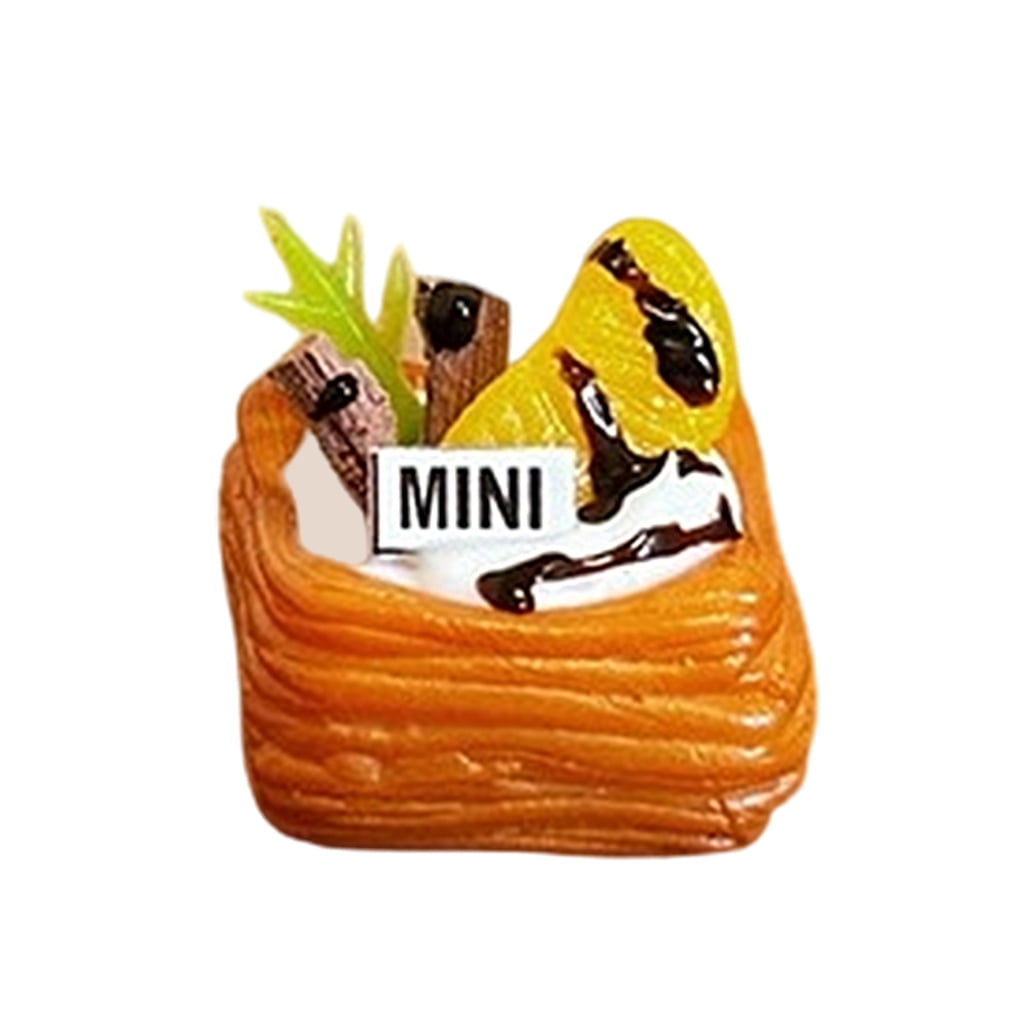 Miniature Dollhouses Accessories 1/12 Scale Realistic Danish Pastry Toy ...