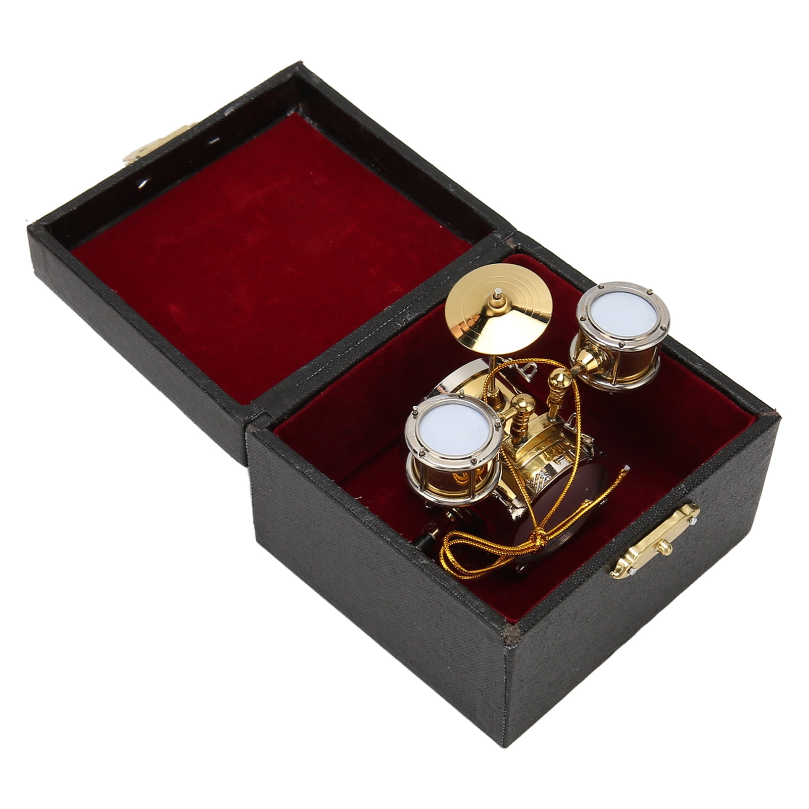 Miniature Drum Set Replica Musical Instrument Model Miniature Drum Set ...