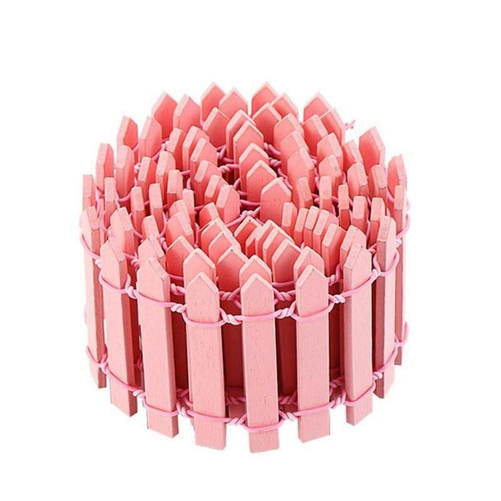 Miniature Fairy Garden Fence,35.1inch Long Wood Miniature Decorative ...