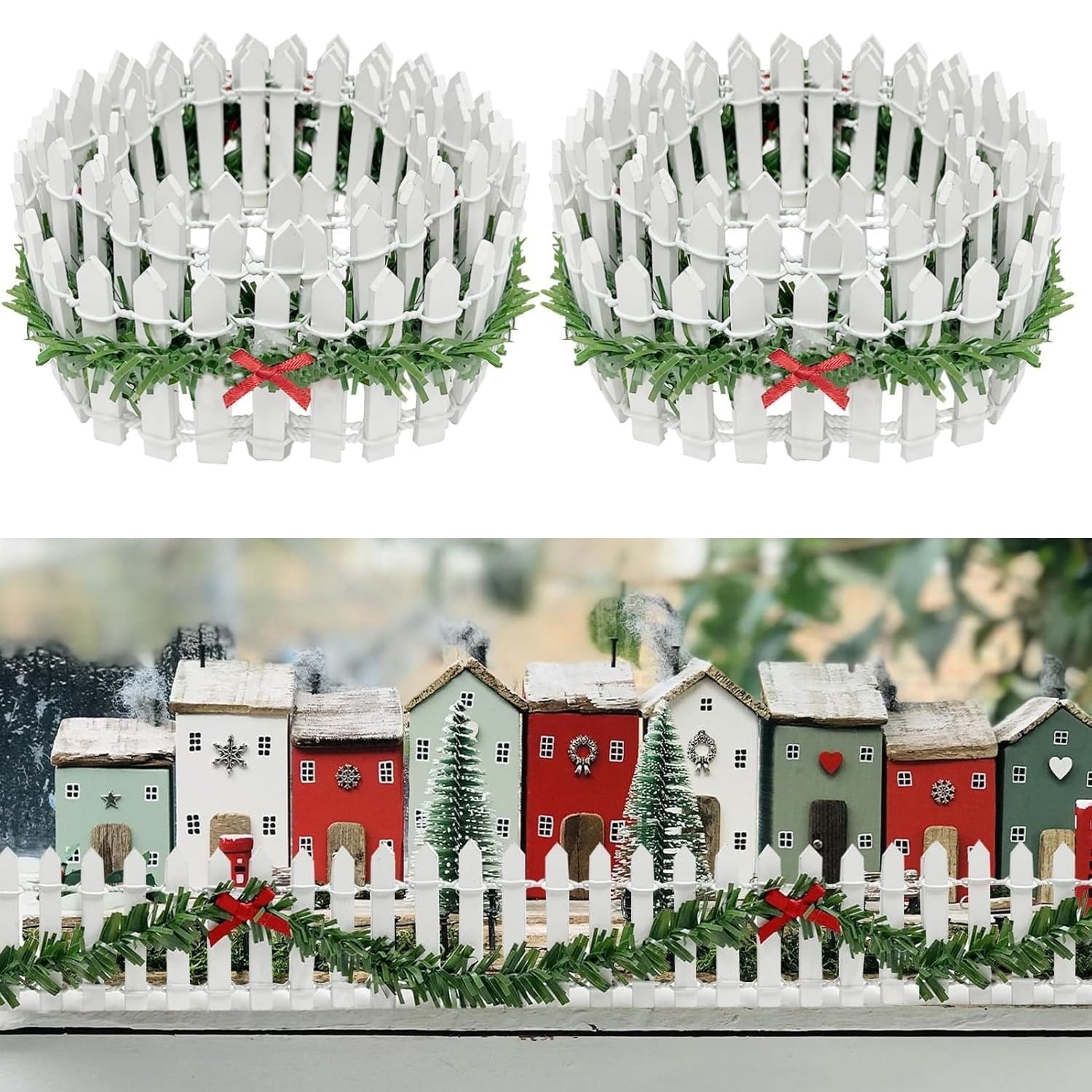 Miniature Fairy Garden Fence, DIY Wood Picket Fence, Small Wooden Fence ...