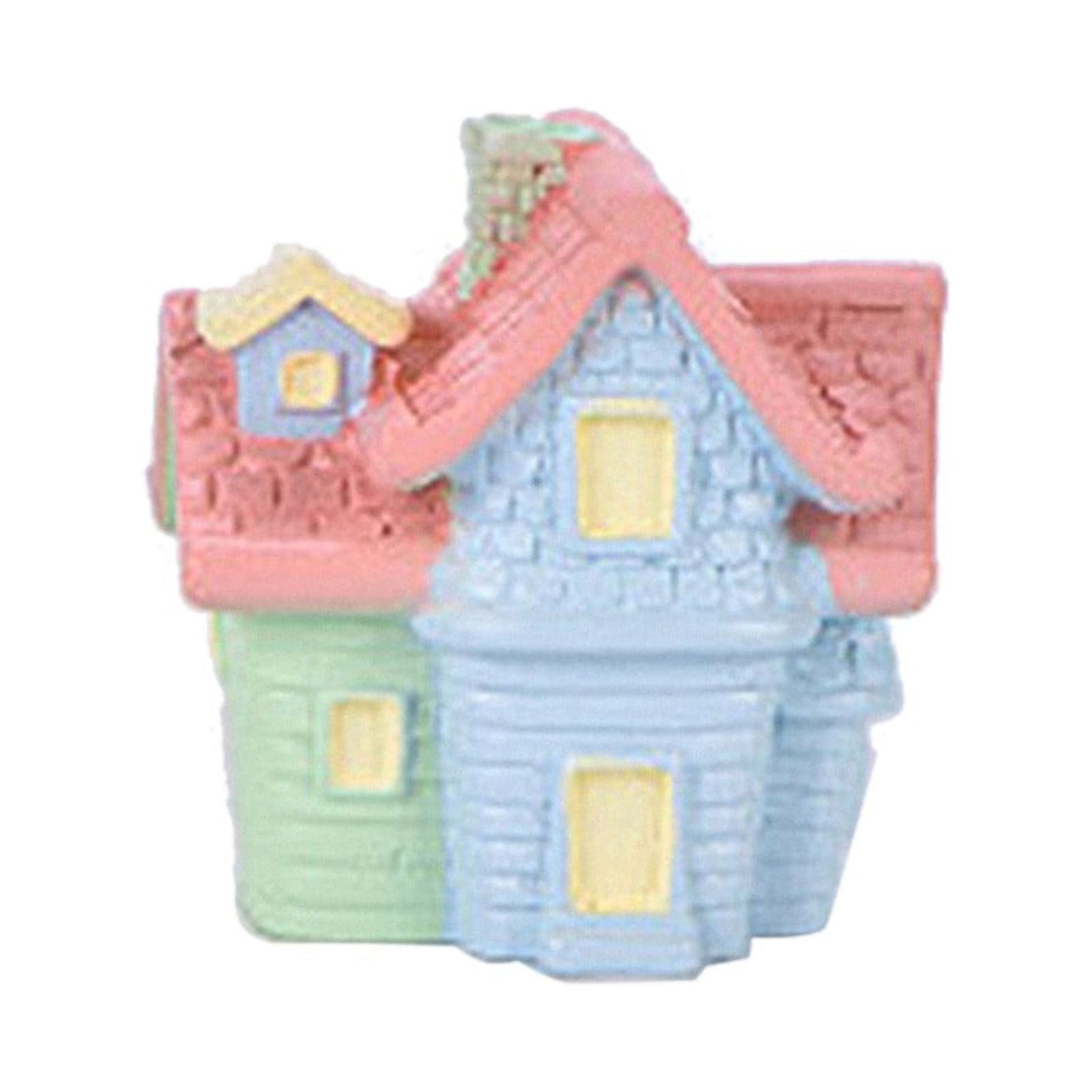 Miniature Fairy Garden Stone House Mini Resin House Fairy Cottage House ...