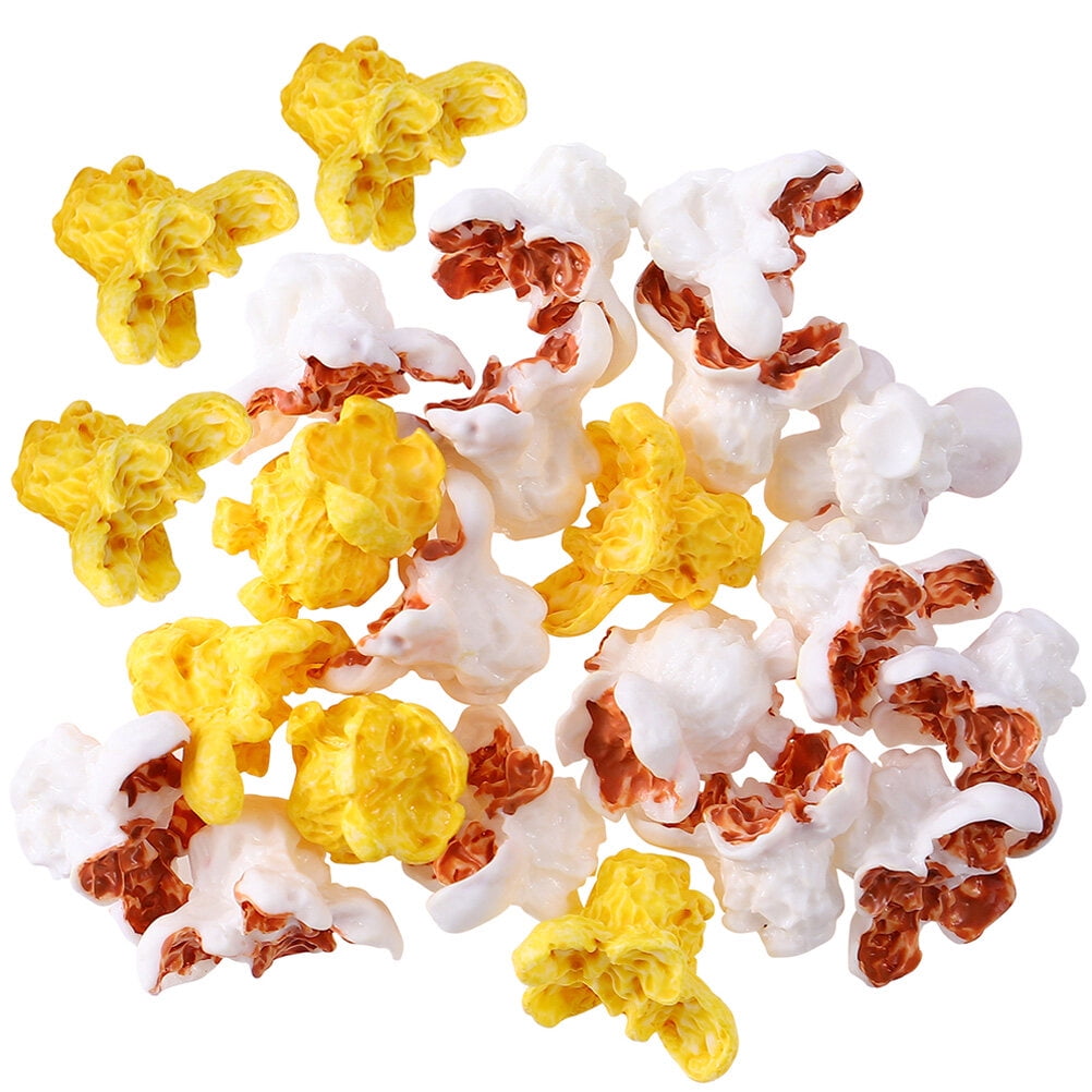 Miniature Fake Popcorn Prop for Home Decor Made of Plastic in Assorted ...