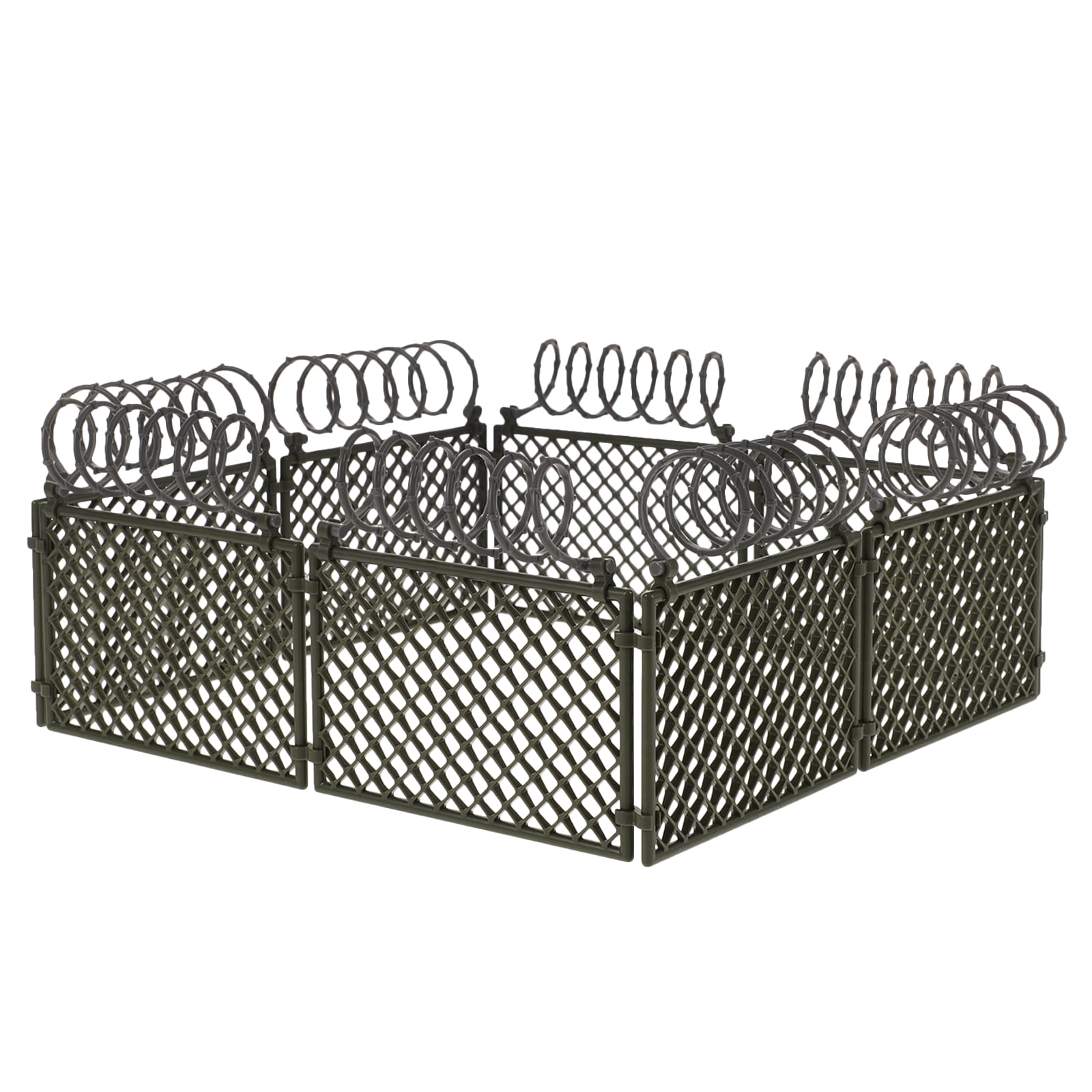 Miniature Fence DIY Model Expandable Privacy Garden Animal Barrier ...