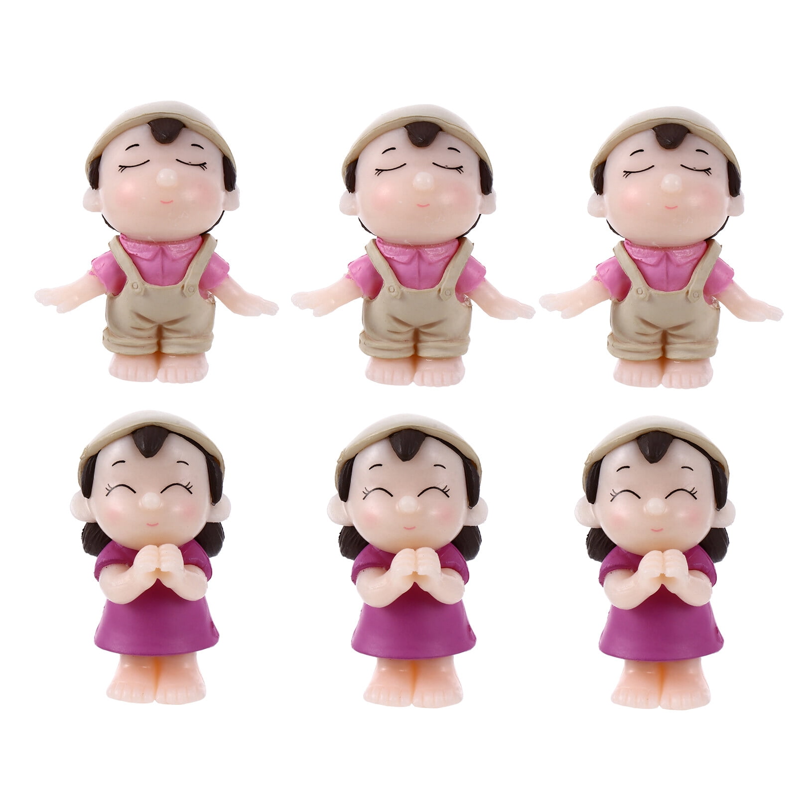 Miniature Figurines Boy Girl Wedding Figure Mini Couple Human Little ...