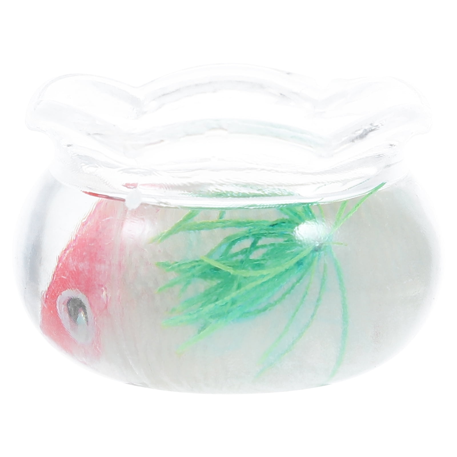 Miniature Fish Bowl 1:12 Scale Dollhouse Mini Scene Model Tiny Fish ...