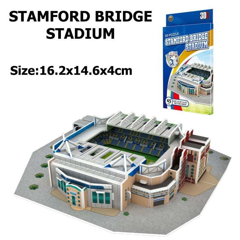 Miniature Football Field 3D DIY Puzzle World Famous Stadiums Models ...