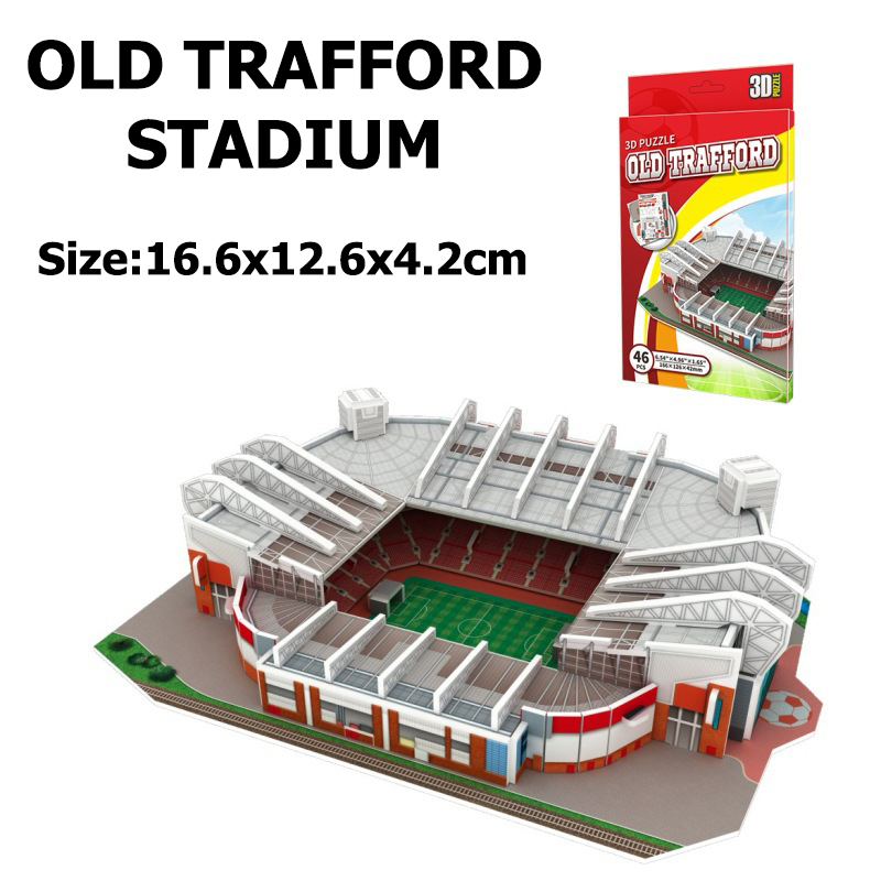 Miniature Football Field 3D DIY Puzzle World Famous Stadiums Models ...