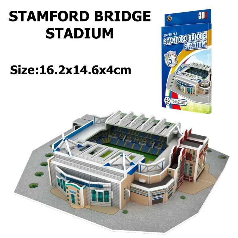 Desktop Ornaments Football Field Model Fans Souvenir DIY Paper Puzzle ...
