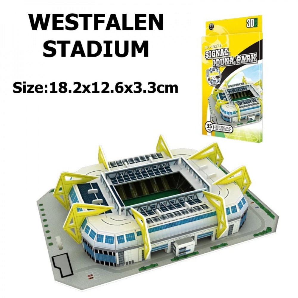 Miniature Football Field 3D DIY Puzzle World Famous Stadiums Models ...