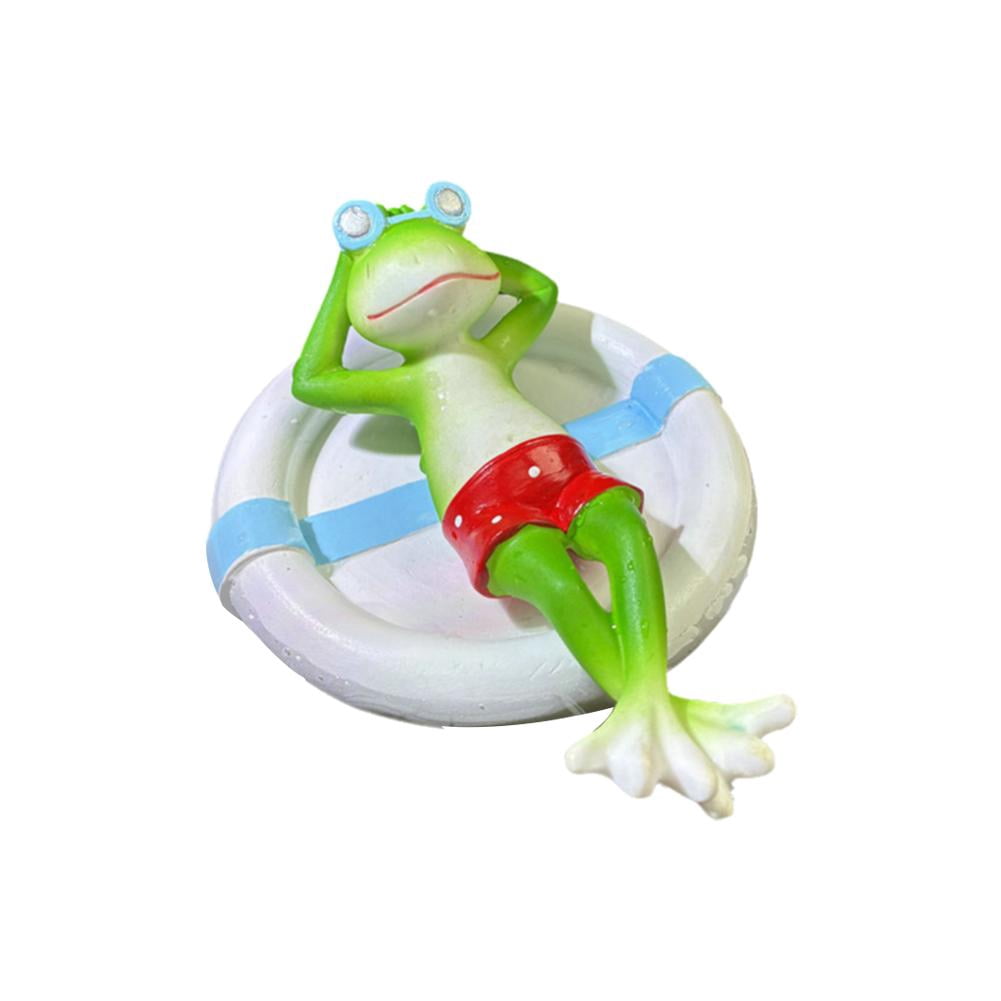 Miniature Frog Figurines Plant Decorations for Pots,Resin Tipsy Frog ...