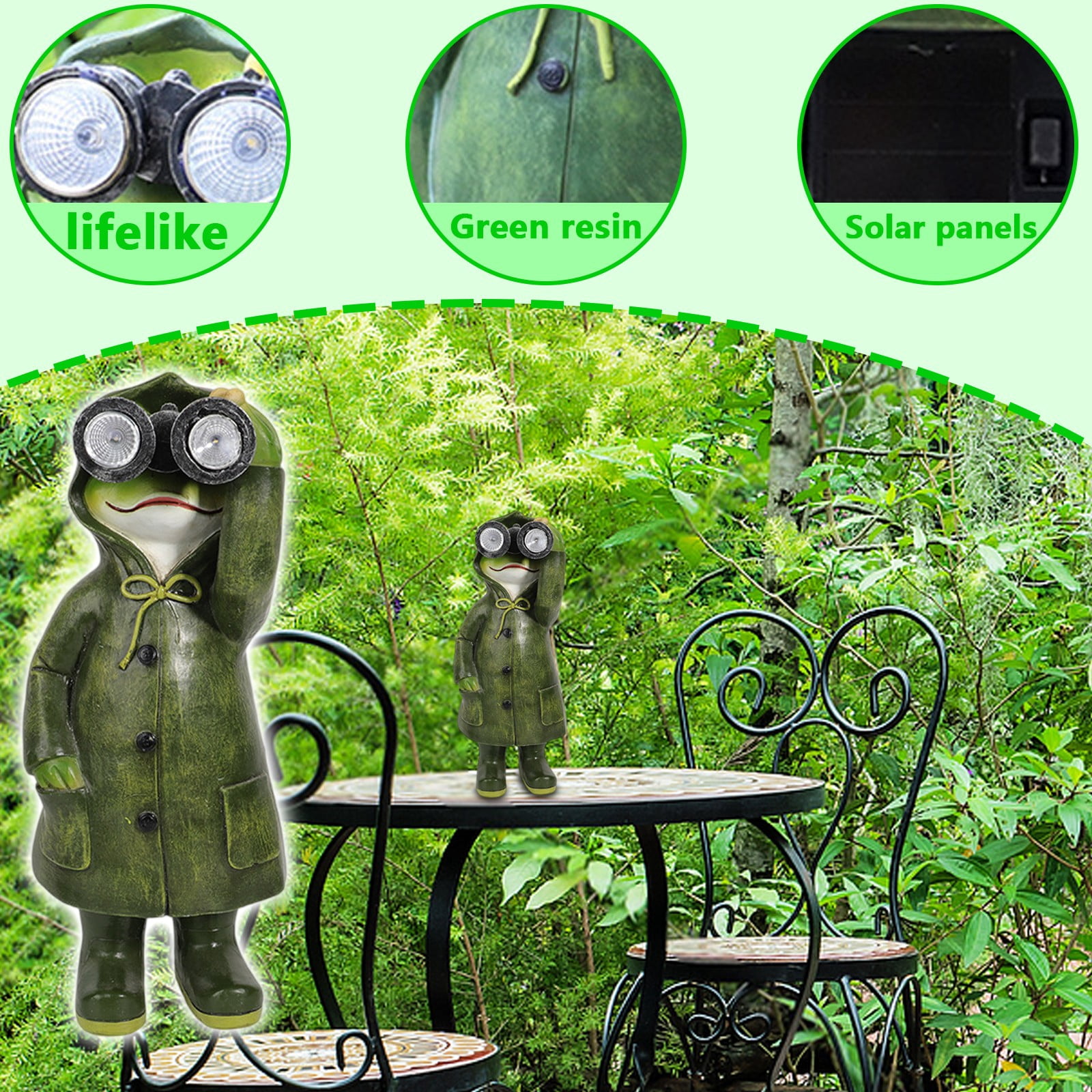 Miniature Frog Garden Statue Flower Pot Hanger Ornament, Funny Frog ...