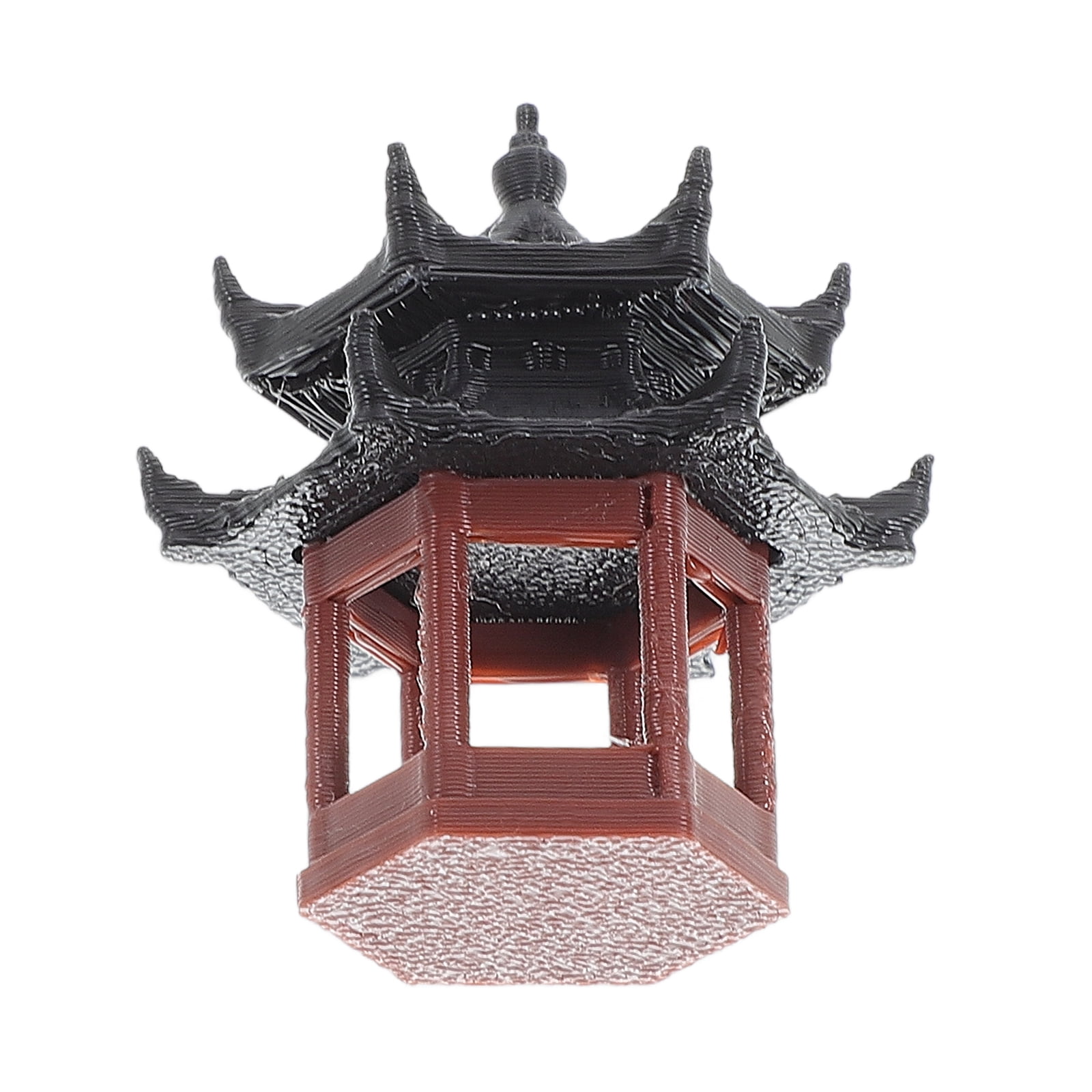 Miniature Garden Figurines Asian Pagodas Sculpture Fish Tank Statue ...