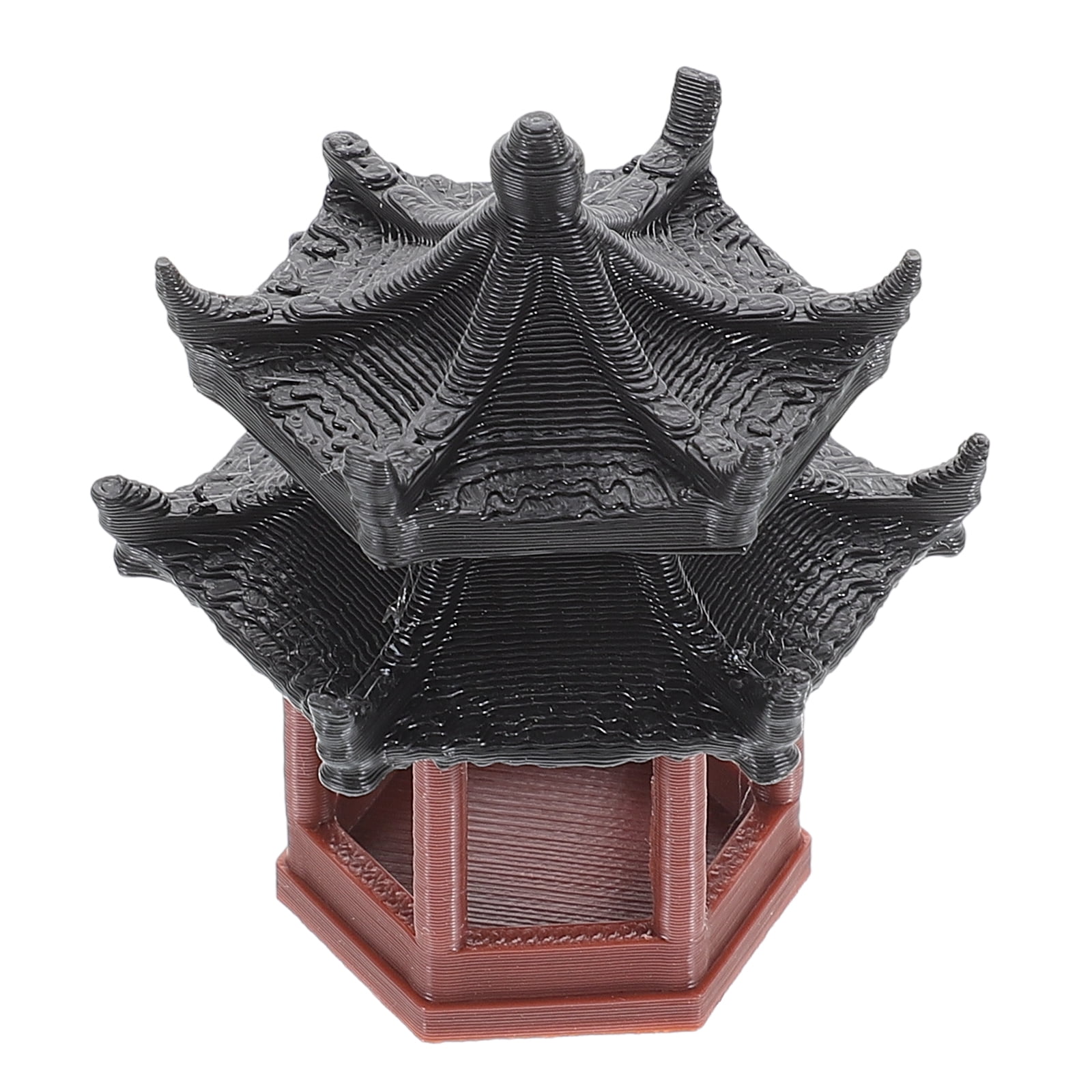 Miniature Garden Figurines Asian Pagodas Sculpture Fish Tank Statue ...