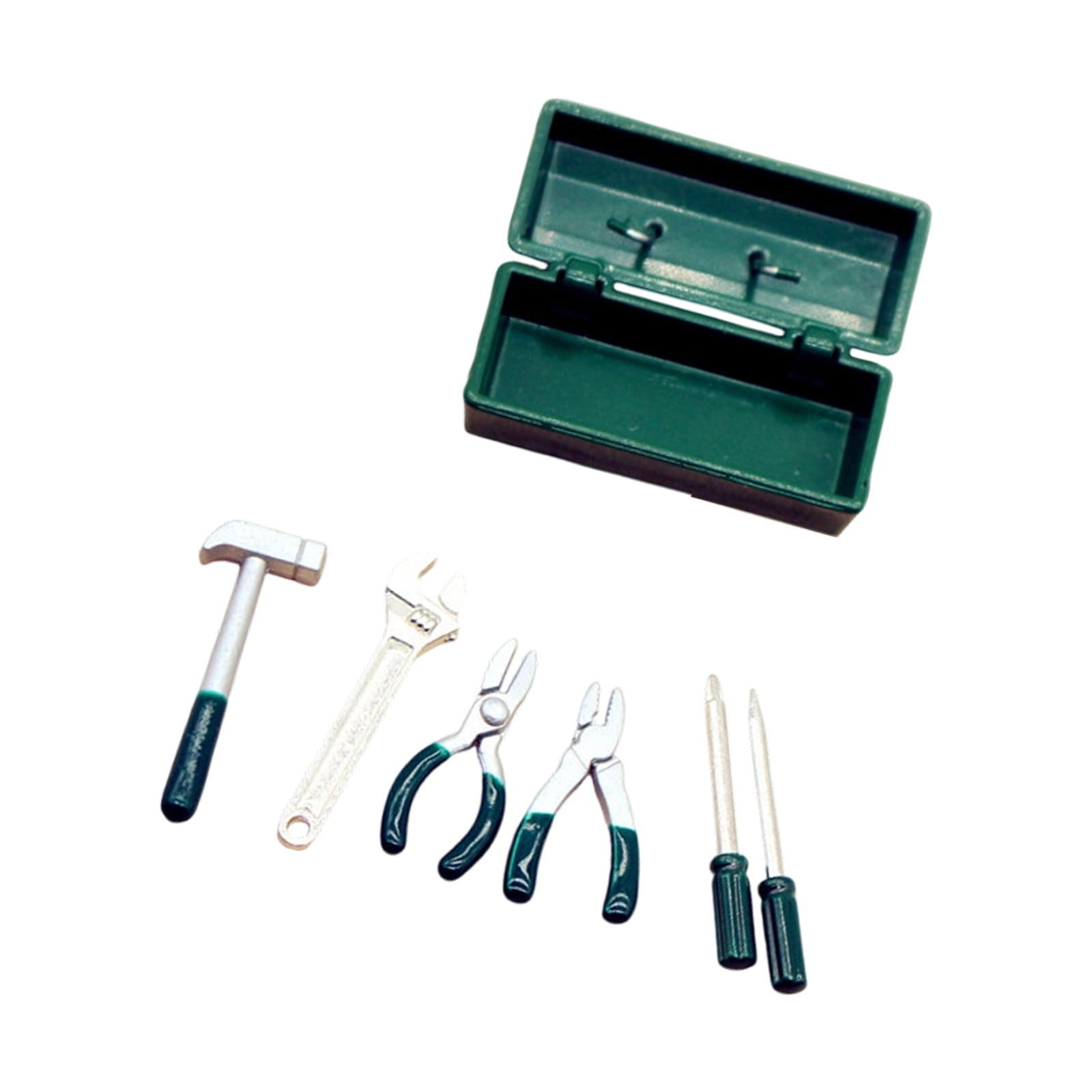 Miniature Gardening Tool Set With Toolbox For 1/12 Doll House Garden ...