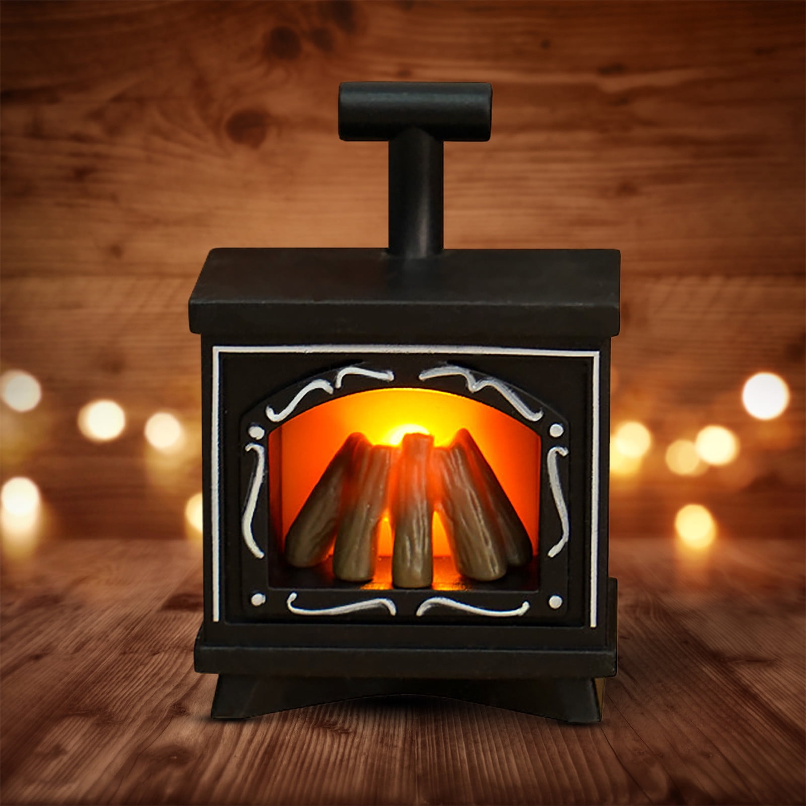 Miniature Glowing Small Fireplace Ornament, Led Fireplace Lights, Small ...