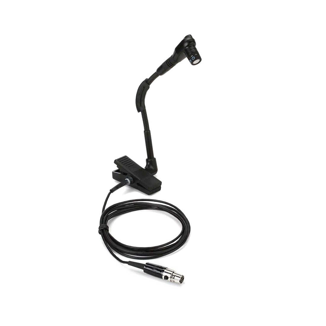 Miniature Gooseneck Instrument Microphone, Clip-On Cardioid Condenser ...