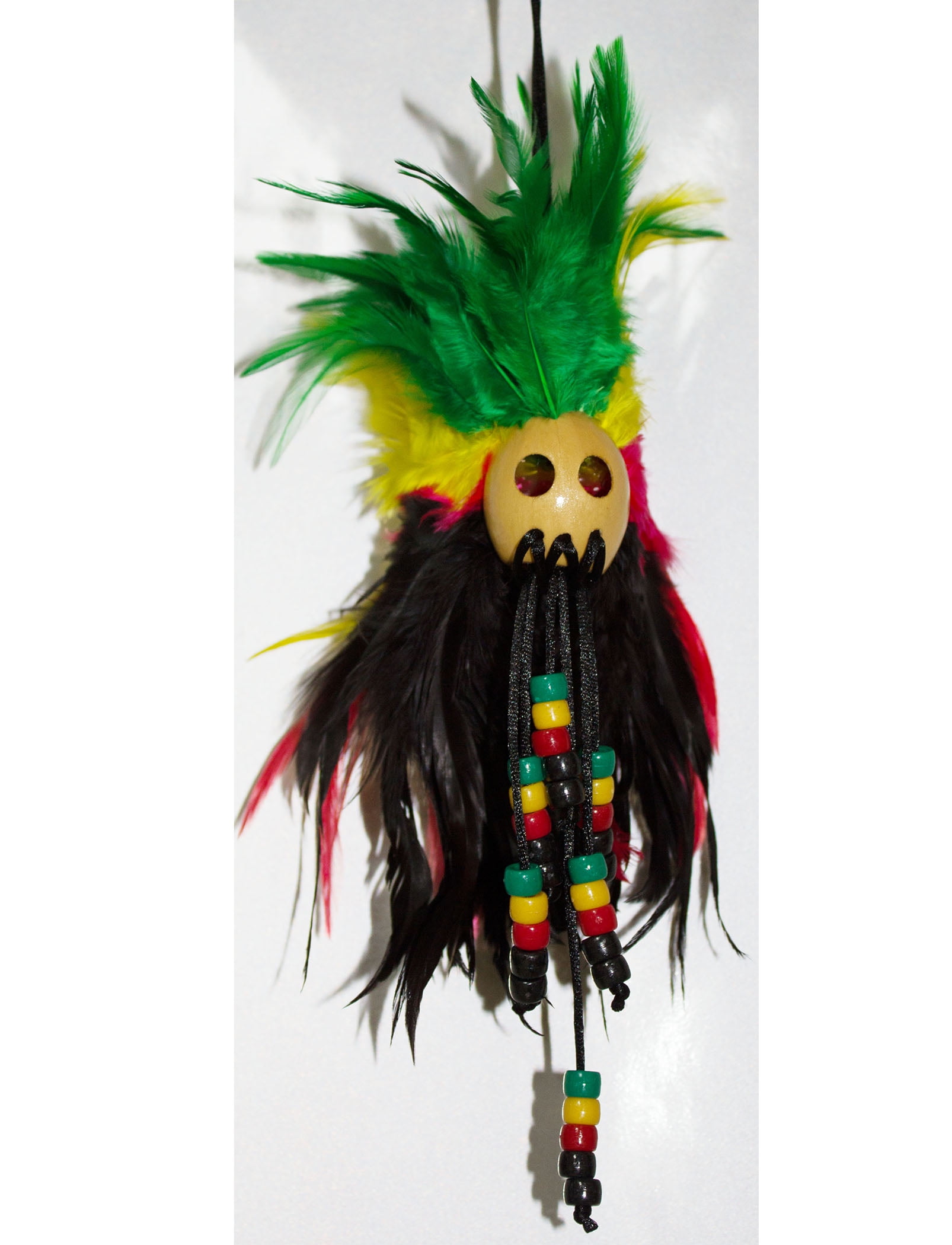 Miniature Hawaiian Warrior Ikaika Makaki'i Helmets ( Rasta ) - Walmart.com