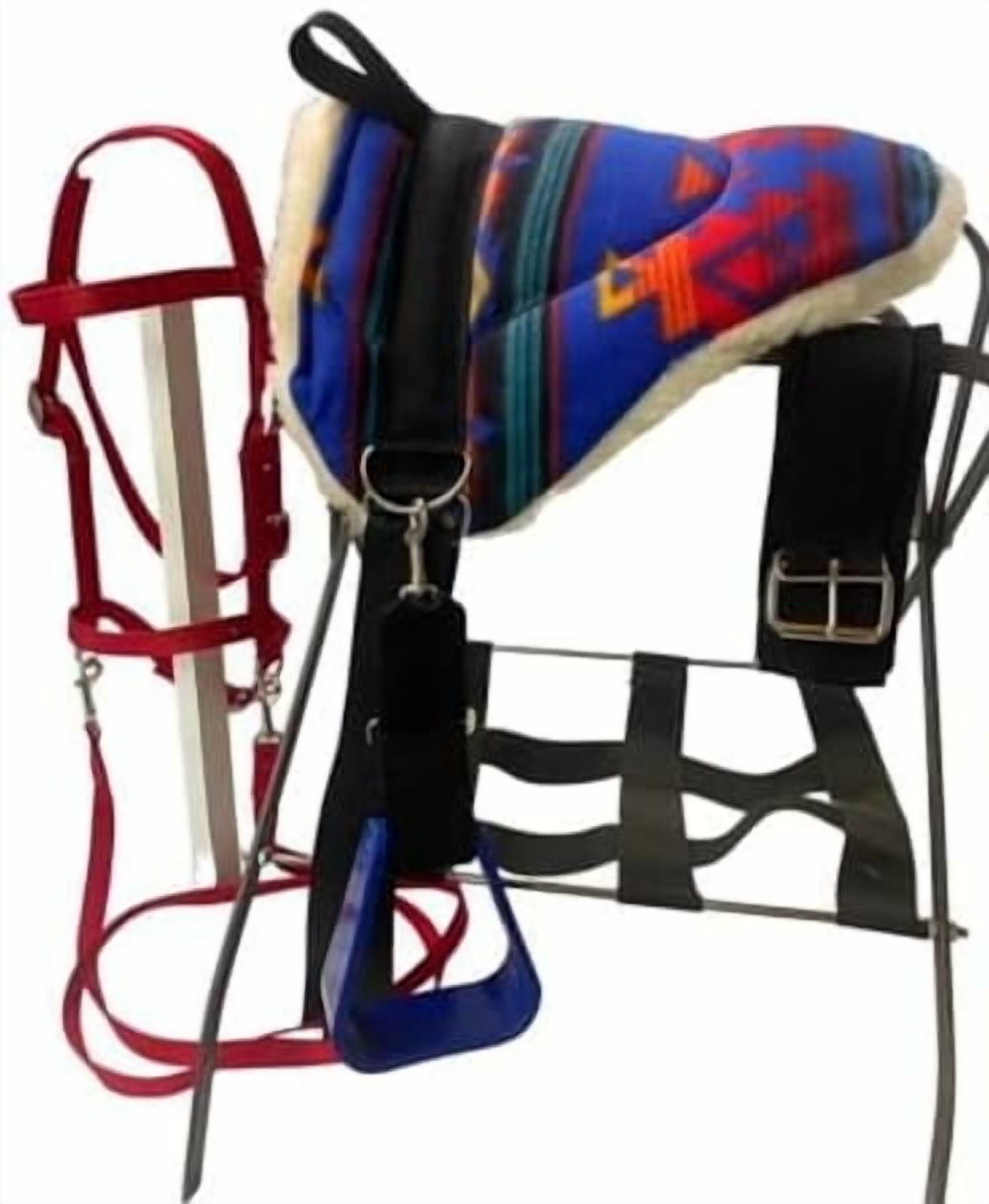Miniature Horse/SM Pony Childrens Complete Bareback Saddle PAD Set ...