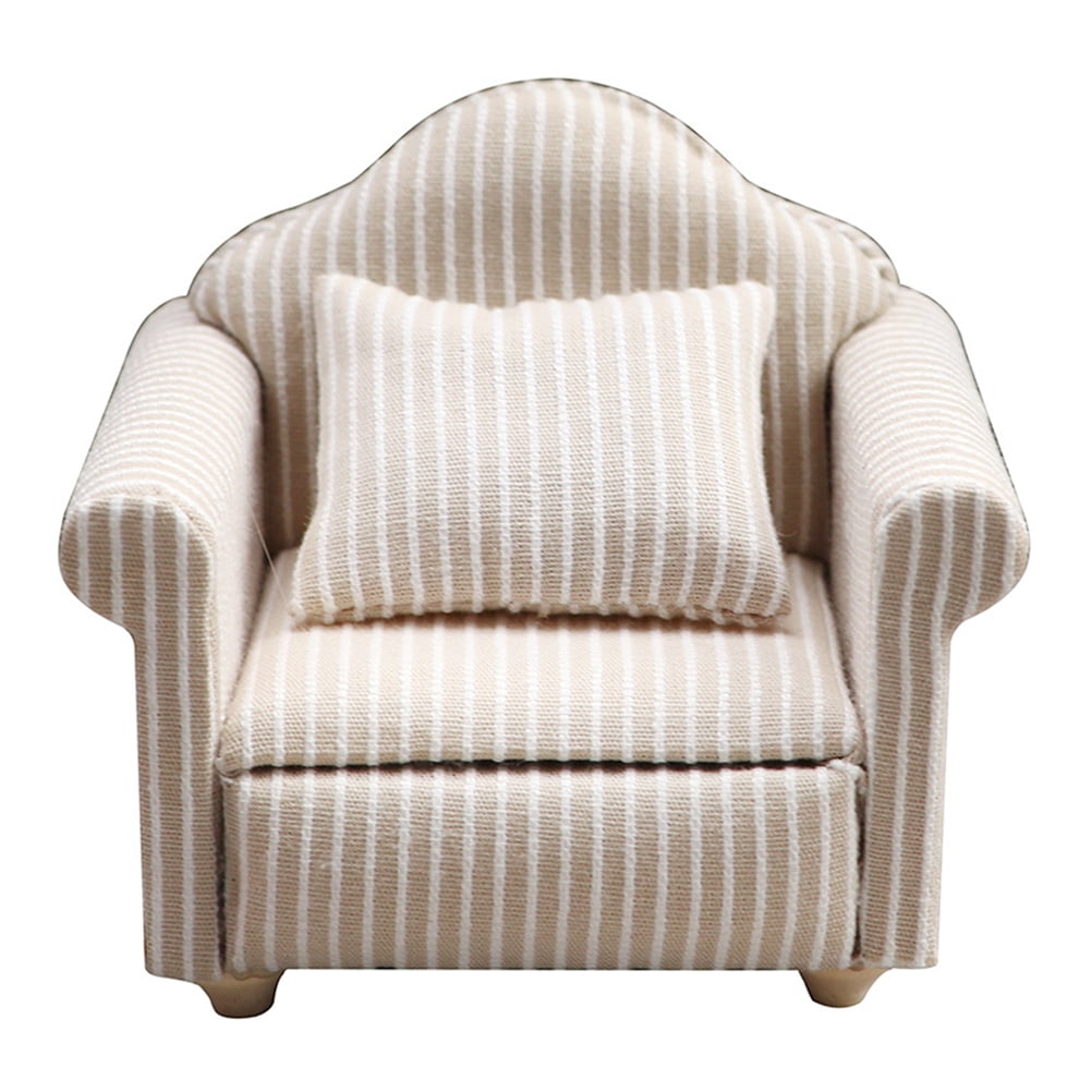 Miniature House Furniture Couch Model Miniature Sofa Toy Miniature ...