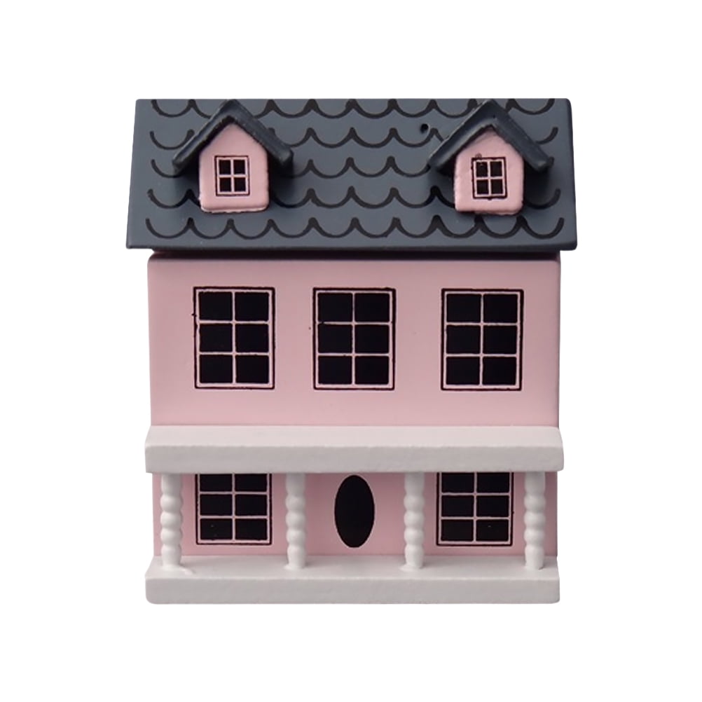 Mini House Ornament Micro Landscape European Style Wooden Mini House ...